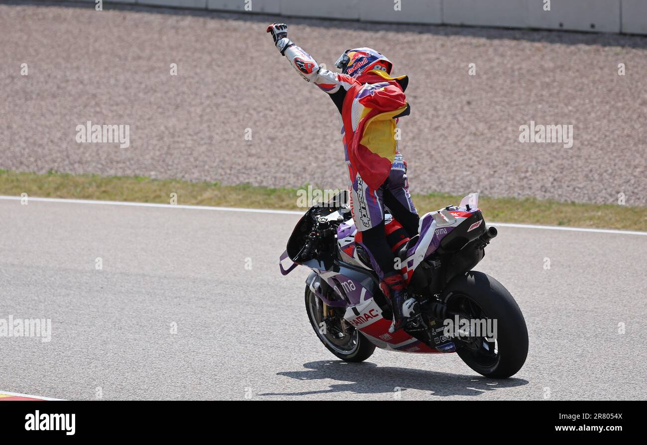 18 juin 2023, Saxe, Hohenstein-Ernstthal: Motorsport, moto, Grand Prix ...