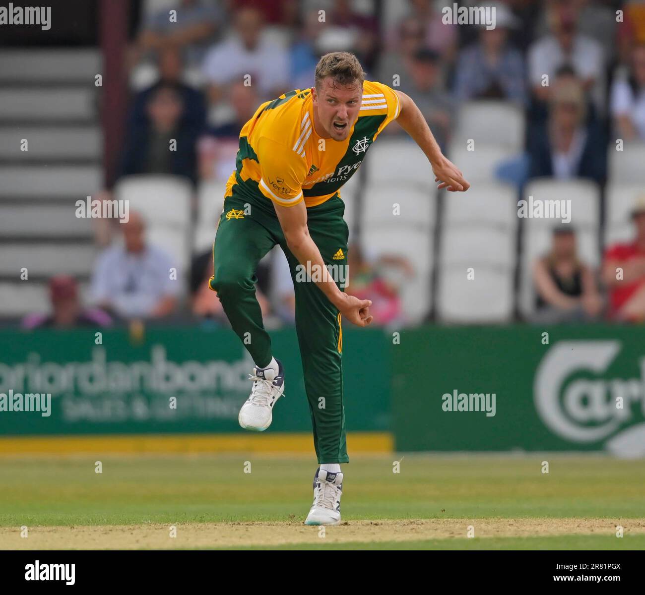 Northampton 18-juin 2023 : JAKE BALL de Notinghamshire pendant le match ...