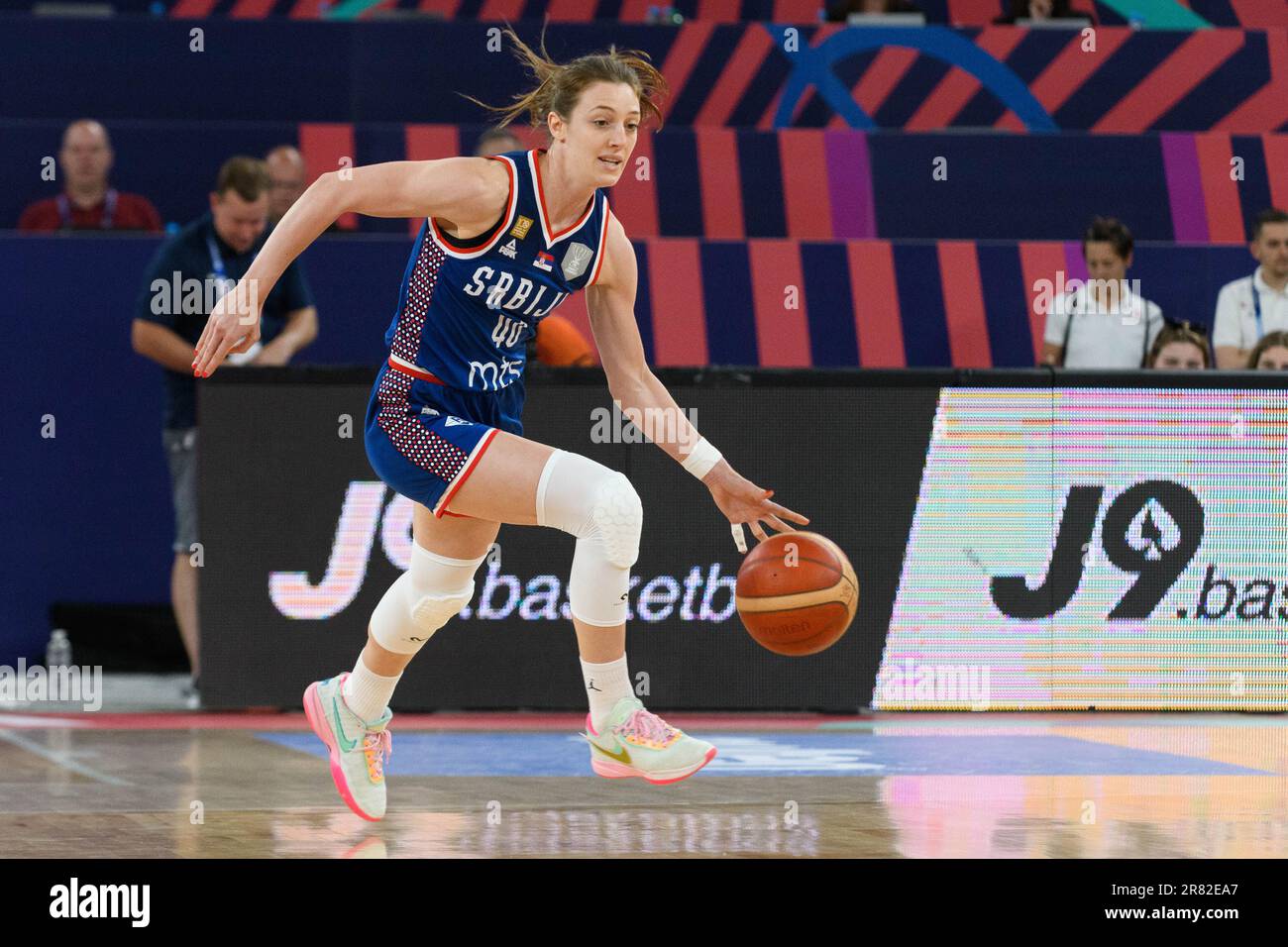 Ivana Katanic (40 Serbie) lors du match de groupe à l'eurobasket 2023 femmes entre la Hongrie et ...