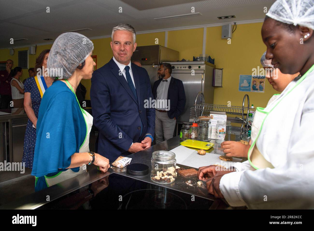 Mimet, France. 16th juin 2023. Jean-Christophe Combe, ministre français ...
