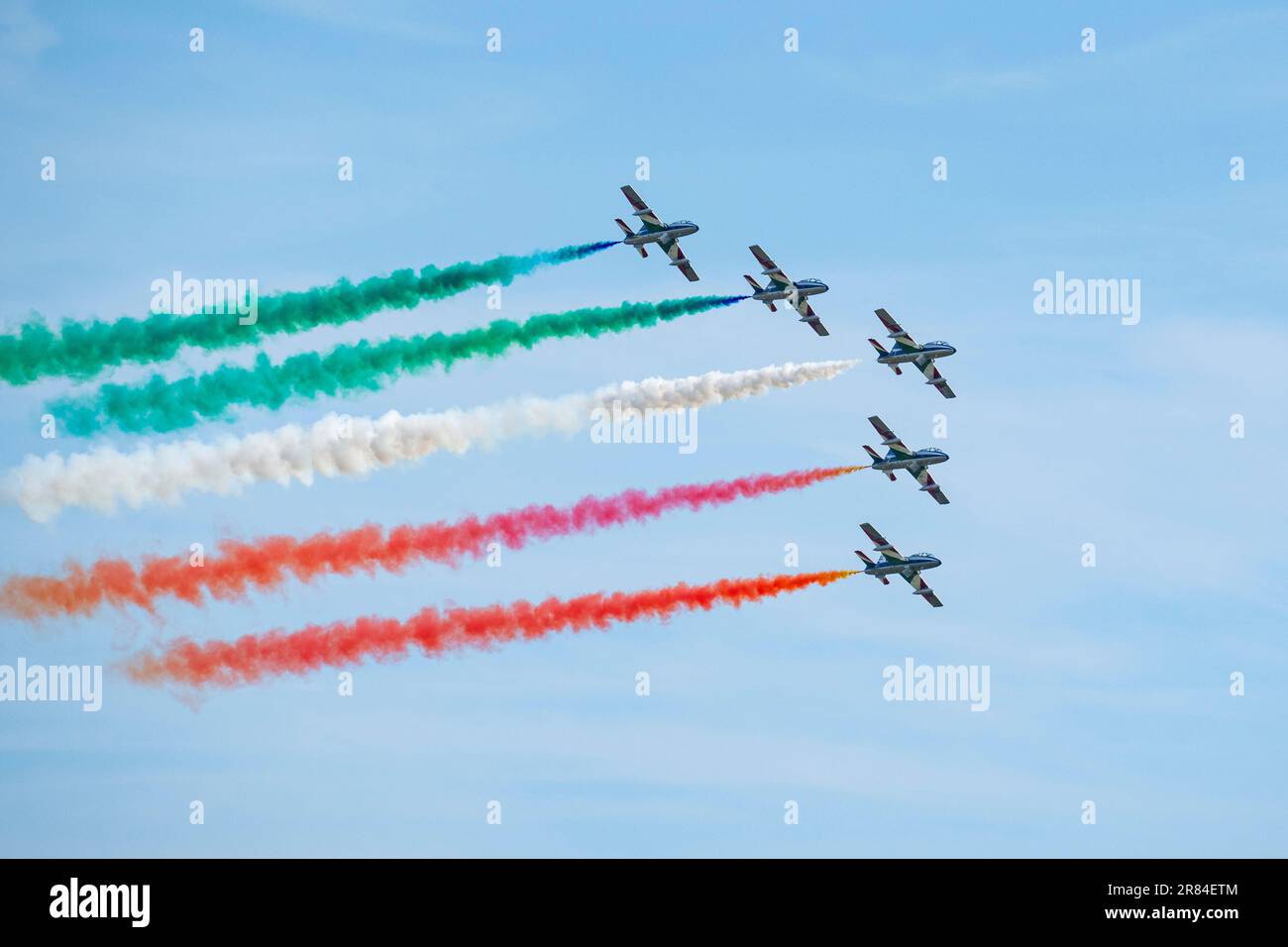 La représentation du National Acrobatic Patrol Frecce Tricolori Air ...