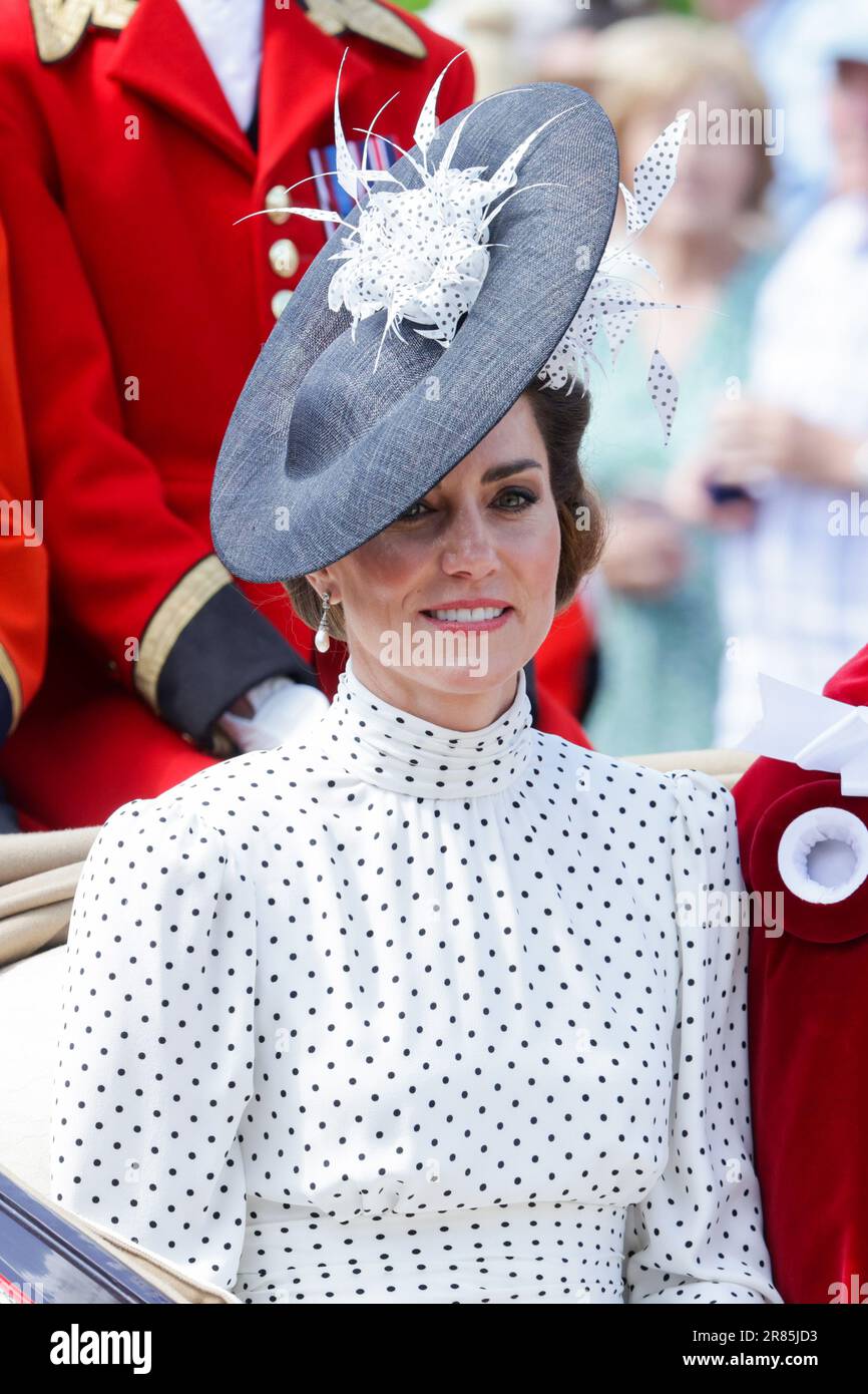 La Princesse de Galles part après avoir assisté au service annuel de l ...
