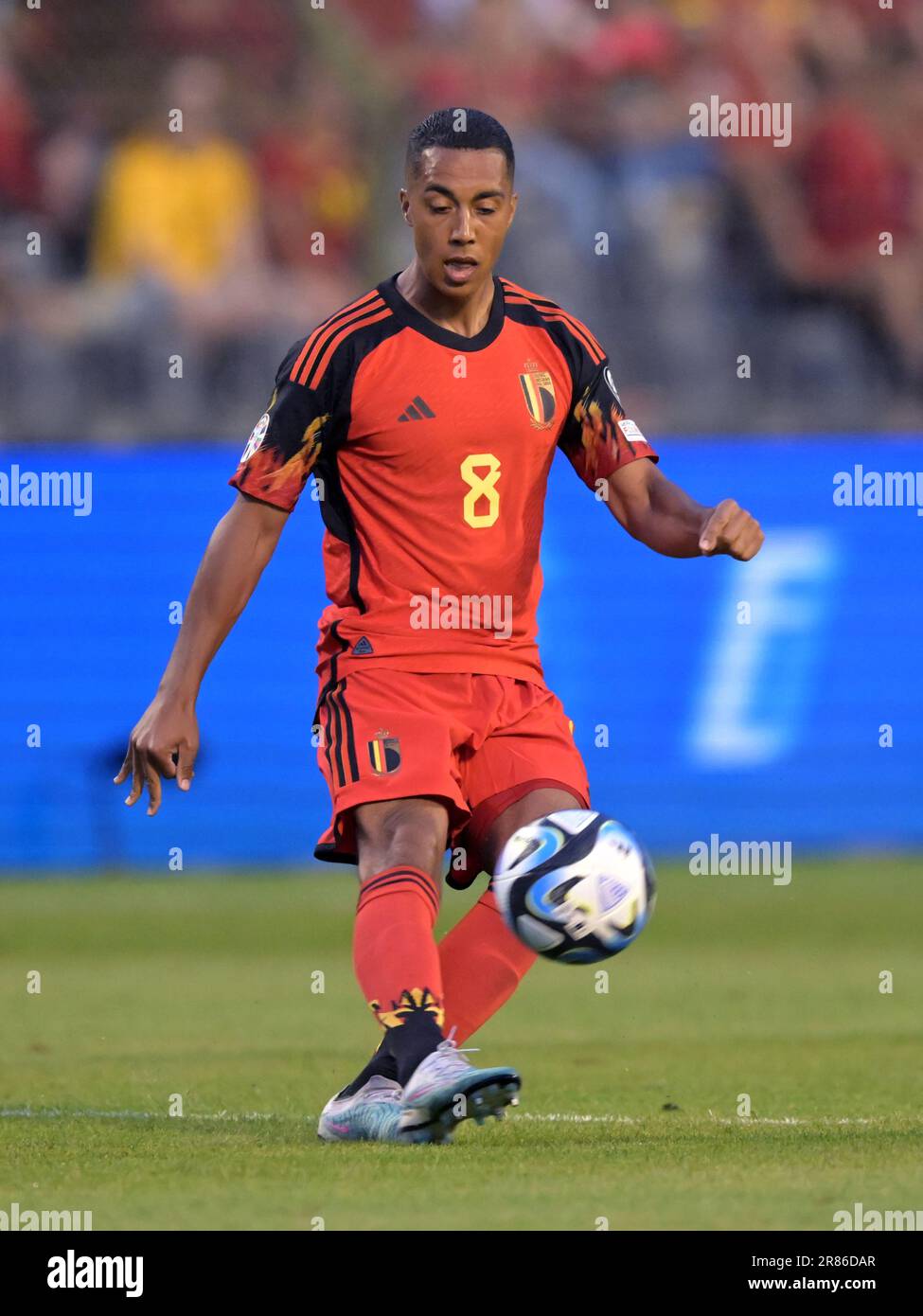 BRUXELLES - Youri Tielemans de Belgique lors du match de qualification ...