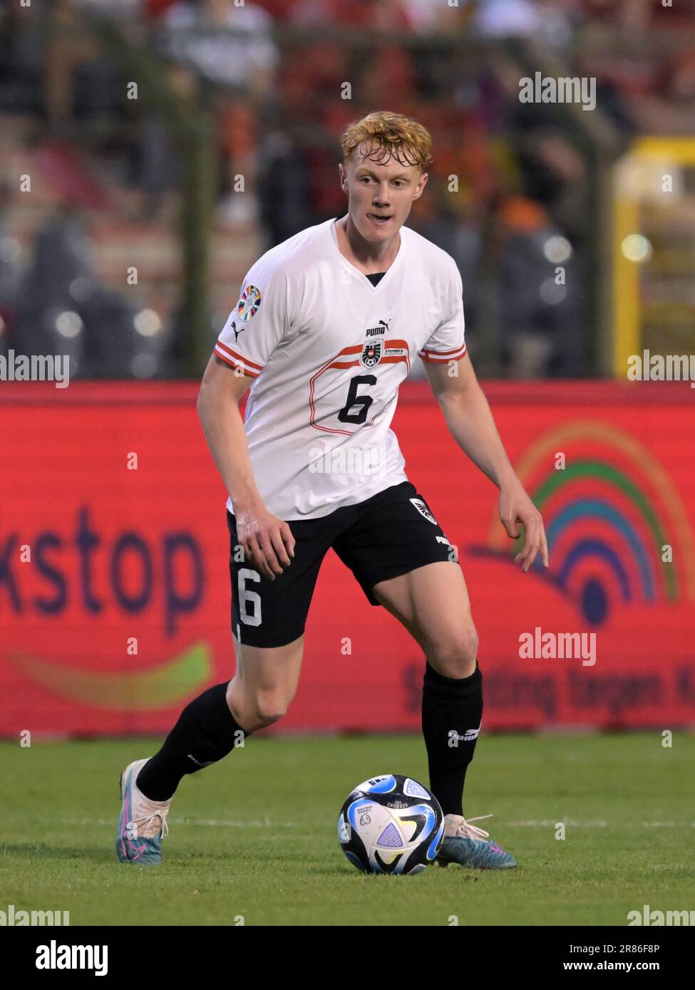 BRUXELLES - Nicolas Seiwald d'Autriche lors du match de qualification ...