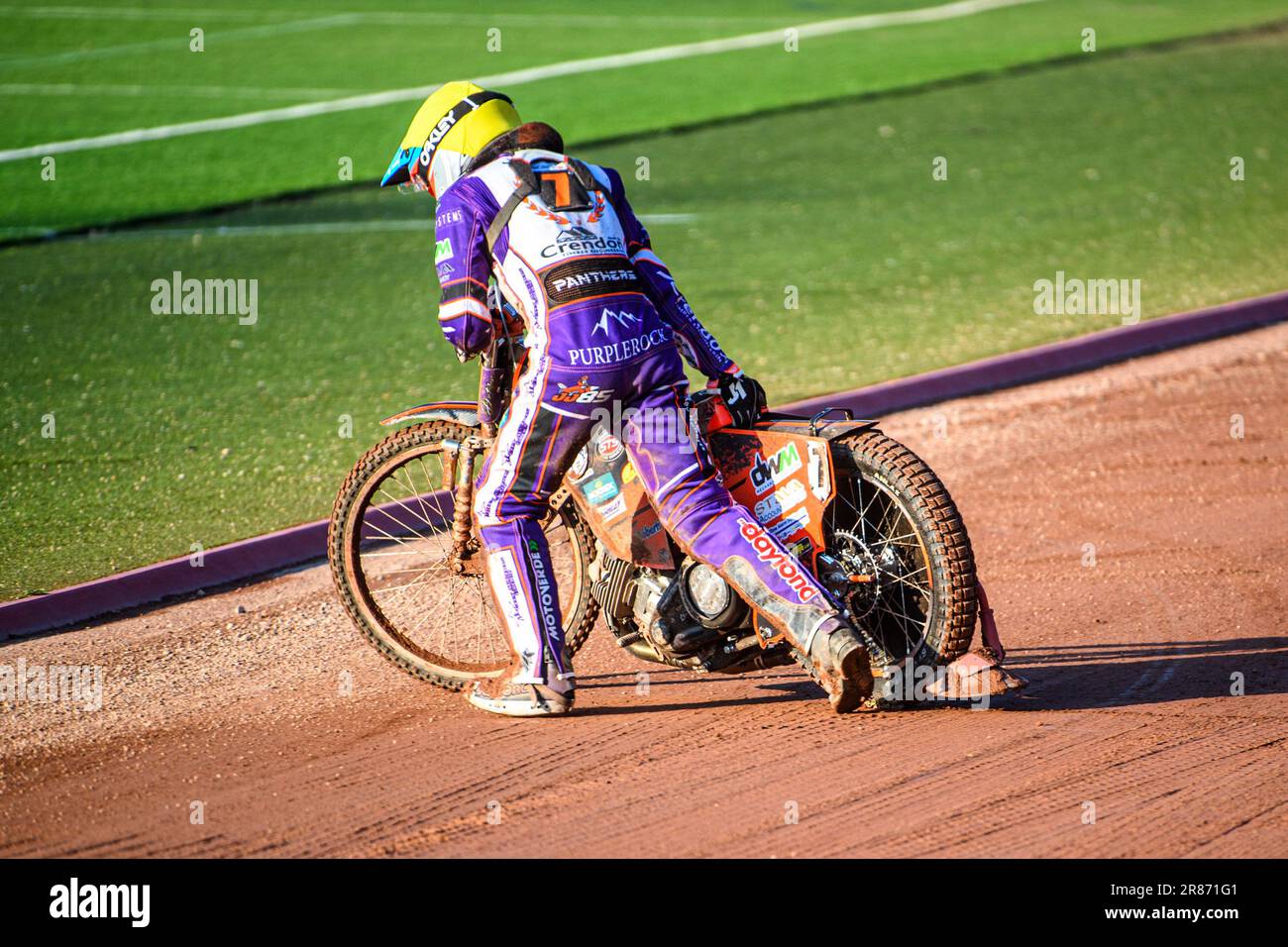 Manchester, Royaume-Uni. 19 juin 2023. Jordan Jenkins retire son vélo ...
