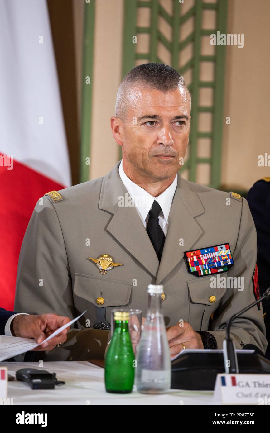 Paris, France. 19th juin 2023. Le général Thierry Burkhard, Chef d’état ...