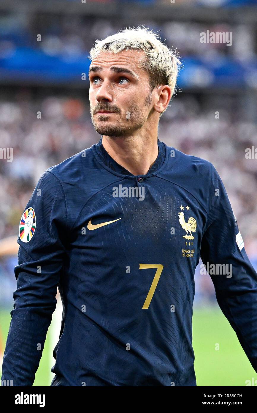 Antoine Griezmann lors des qualifications européennes de l'UEFA Euro ...