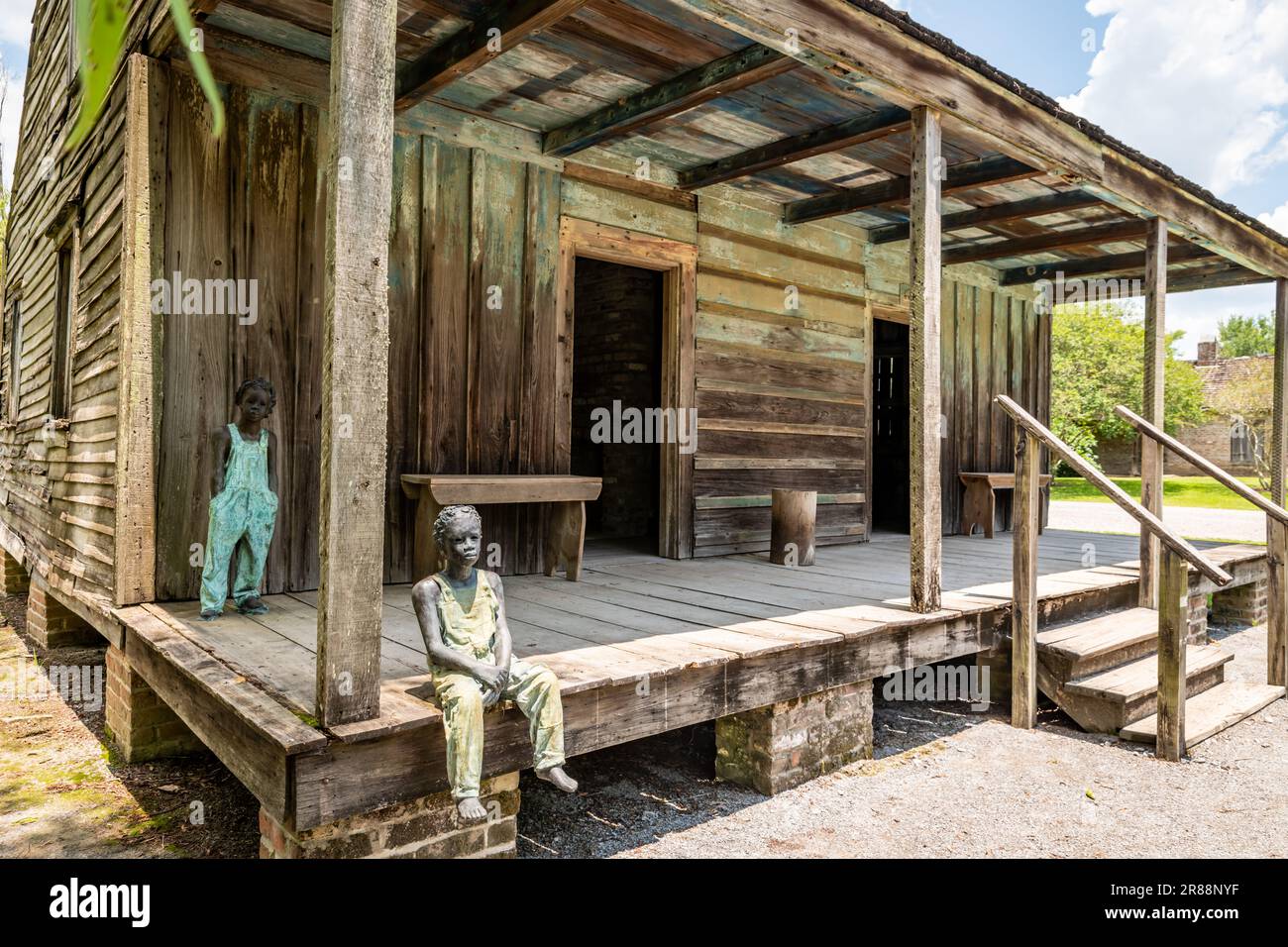 Edgard, LA, États-Unis. 8 juin 2023. Bâtiments et terrains de la plantation Whitney. Une ...
