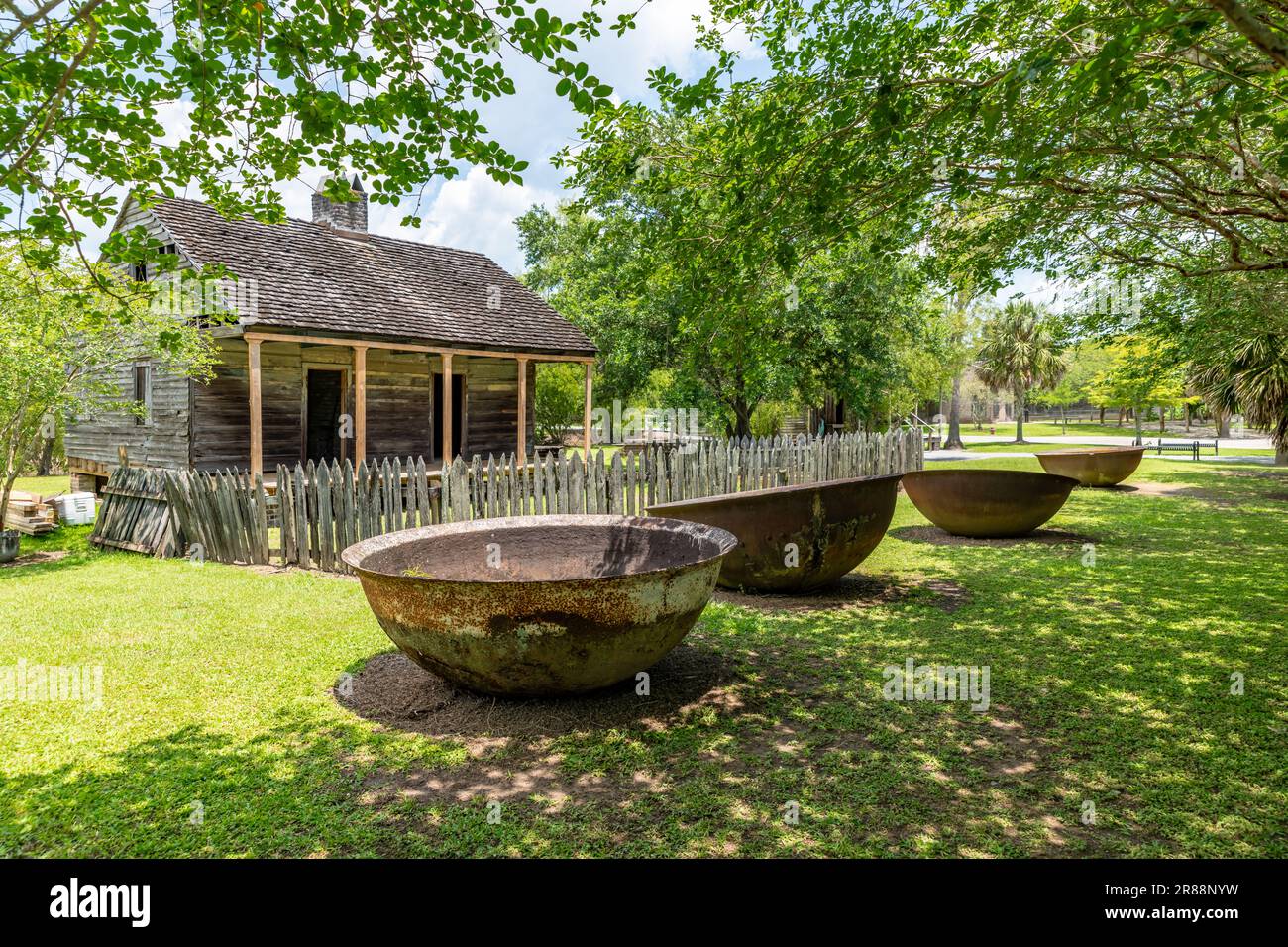 Edgard, LA, États-Unis. 8 juin 2023. Bâtiments et terrains de la ...