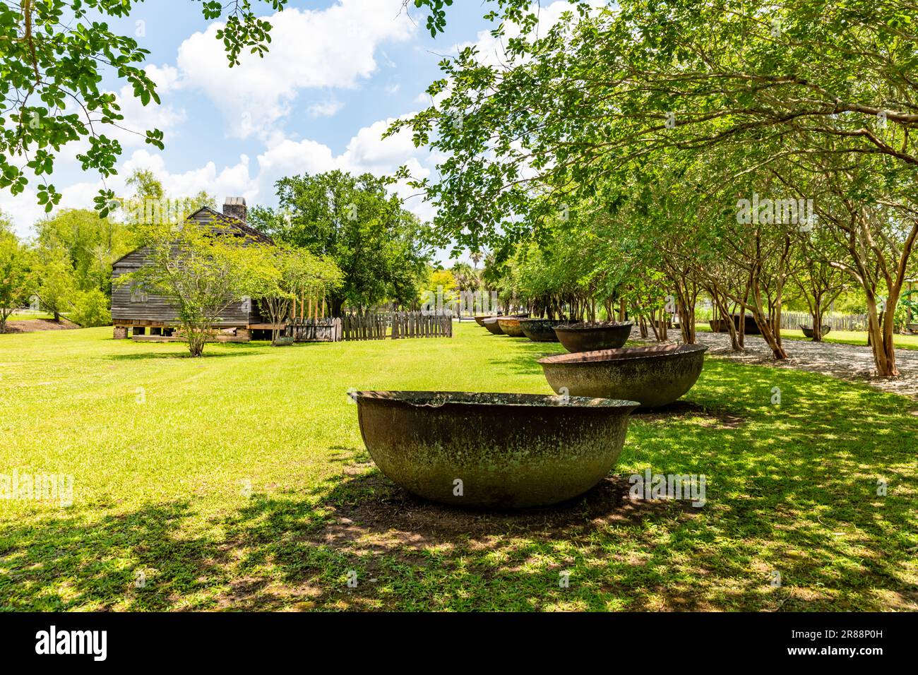 Edgard, LA, États-Unis. 8 juin 2023. Bâtiments et terrains de la ...