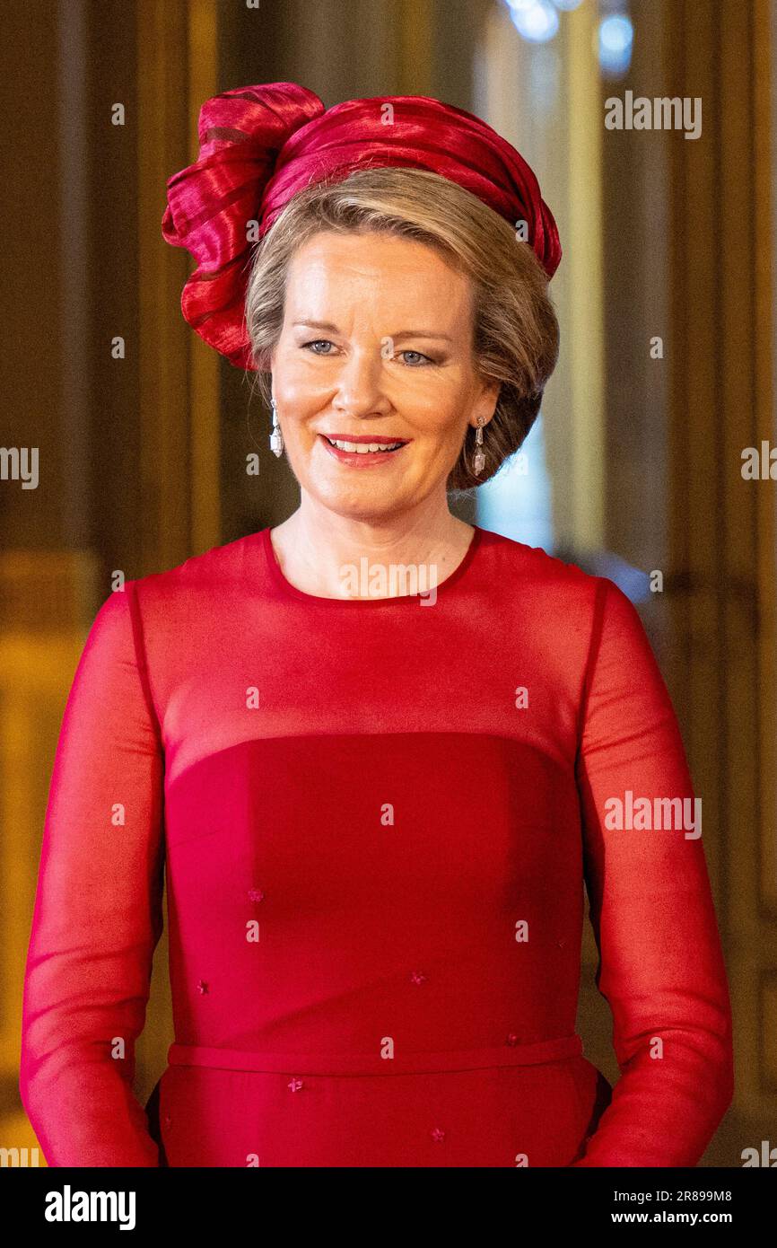 Bruxelles, Belgique. 20th juin 2023. Reine Mathilde de Belgique lors de ...