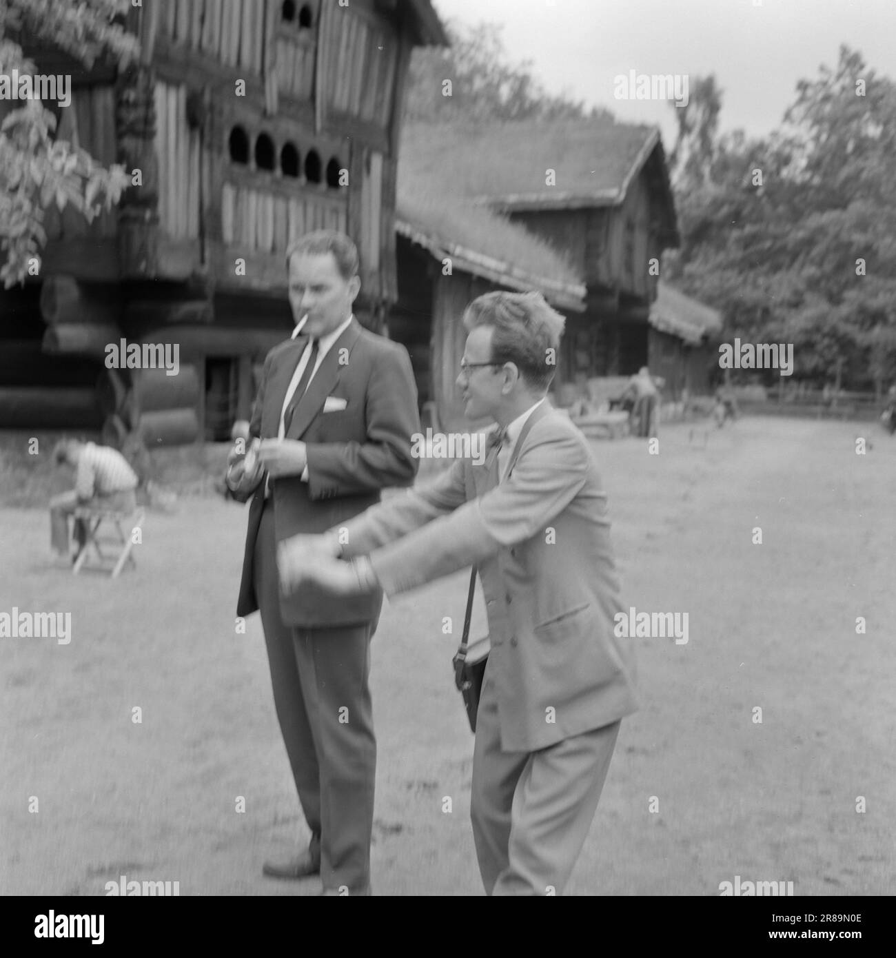 Courant 29-8-1960: Quatorze jours pour une heure Norsk TV a travaillé ...