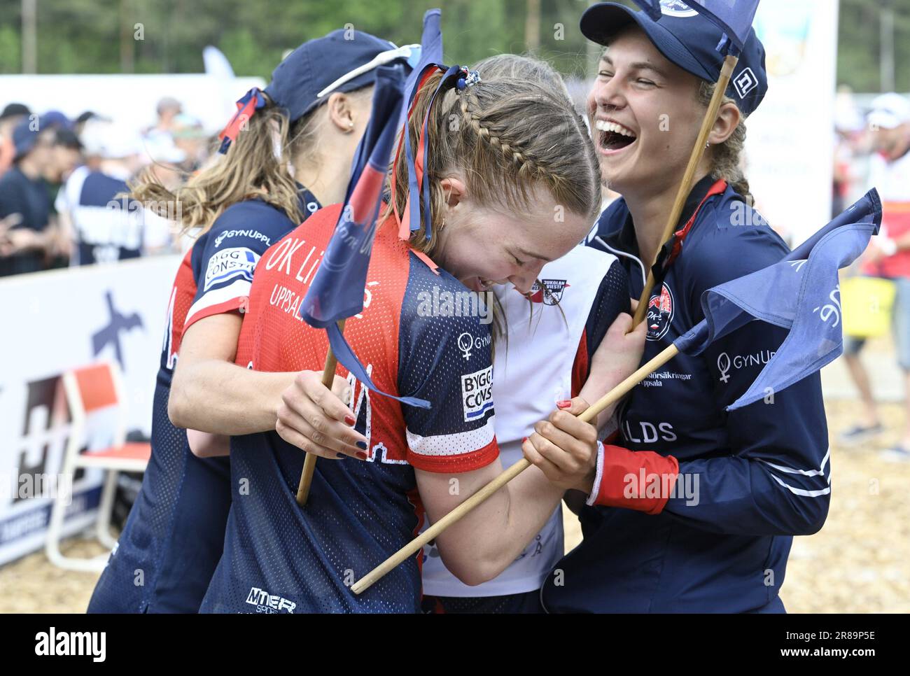 ODA Scheele, Kristin Melby Jacobsen, Johanna Öberg et Pia Young Vik d'OK Linne, en Suède ...