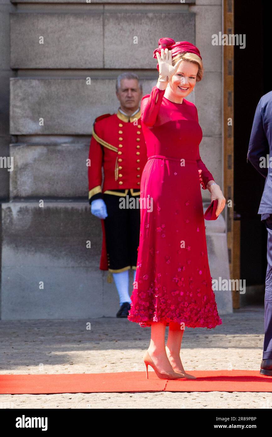 Bruxelles, Belgique. 20th juin 2023. Reine Mathilde de Belgique lors de ...