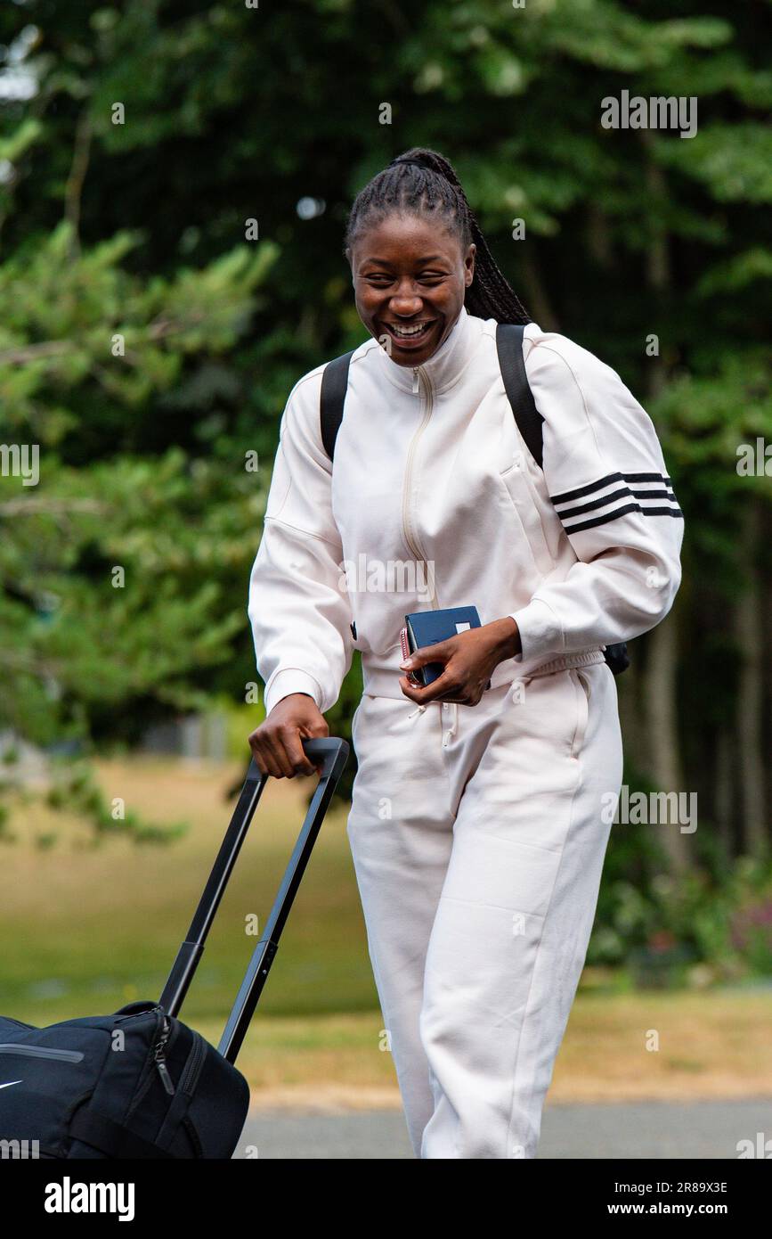 Kadidiatou Diani de France lors du rassemblement de l'équipe féminine ...