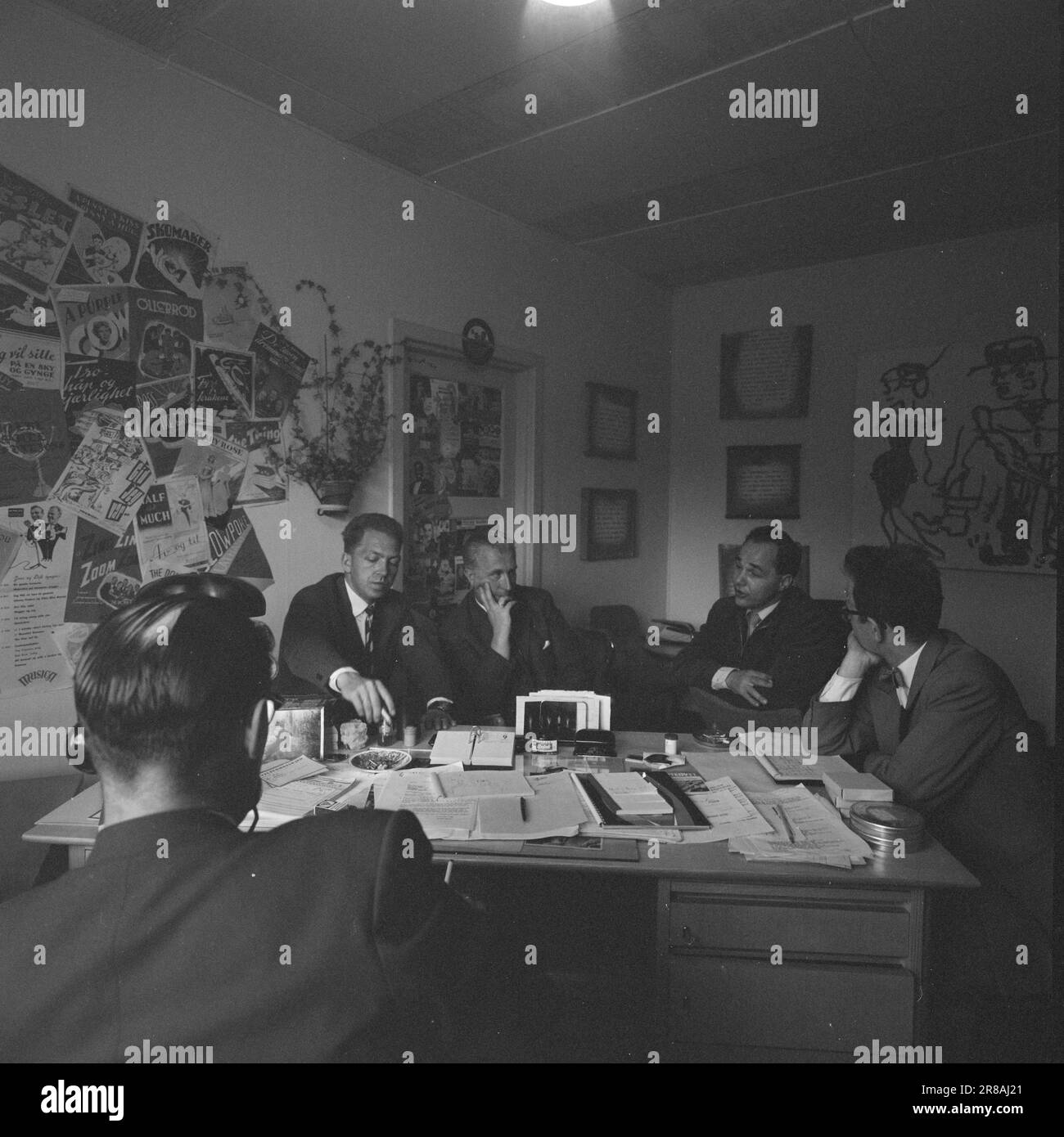 Courant 29-8-1960: Quatorze jours pour une heure Norsk TV a travaillé ...