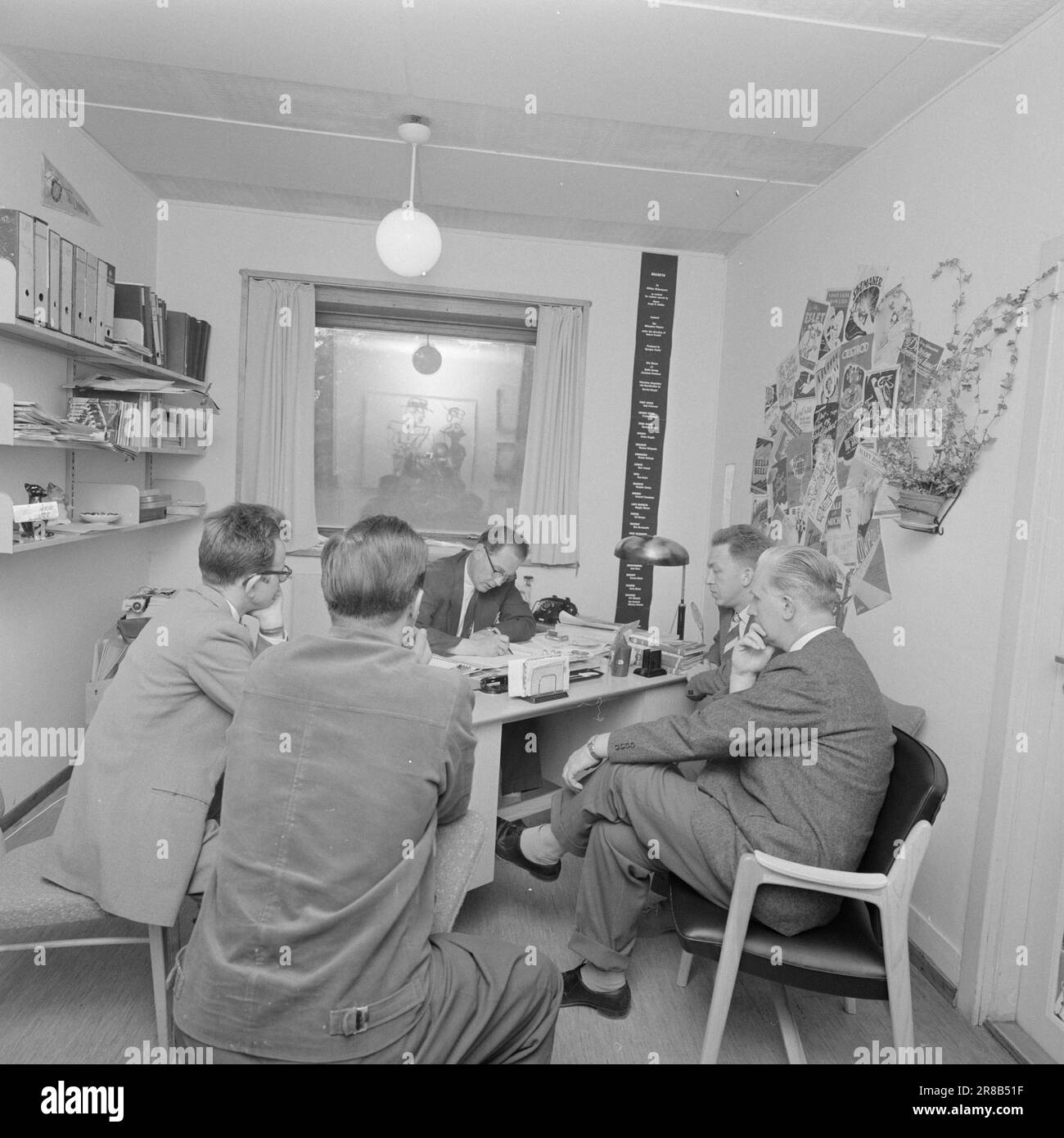 Courant 29-8-1960: Quatorze jours pour une heure Norsk TV a travaillé ...