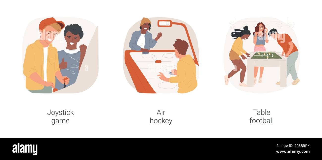 Jeux d'arcades jeu d'illustrations vectorielles isolées de dessin animé ...