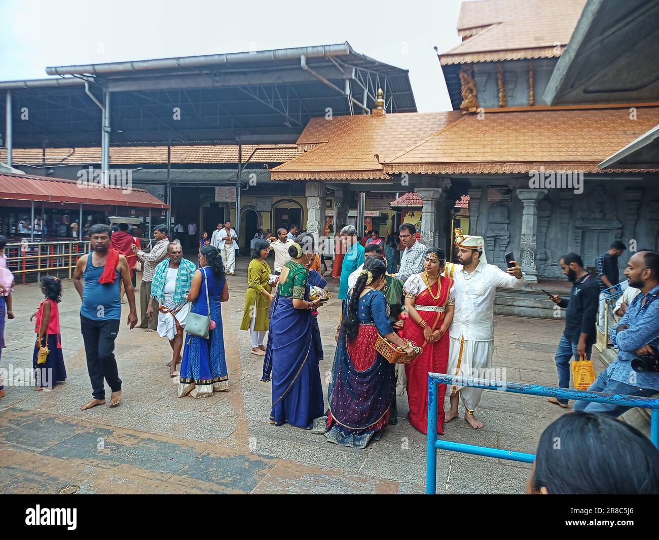 Chandika homam kollur temple mookambika Banque de photographies et d ...