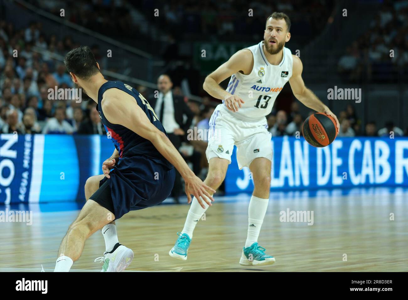 Le joueur Sergio Rodríguez du Real Madrid pendant le final Playoff de ...