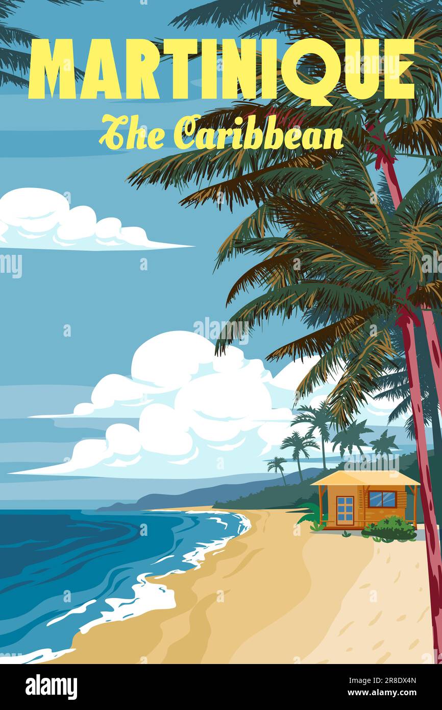 Vintage martinique Banque d'images vectorielles - Alamy