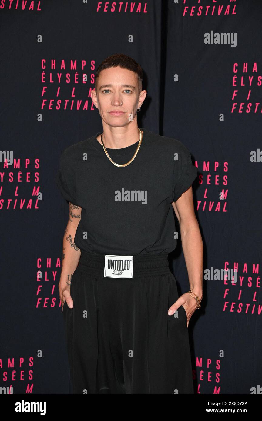 Paris, France. 20th juin 2023. La chanteuse Rebeka Warrior arrive à la cérémonie d'ouverture de ...