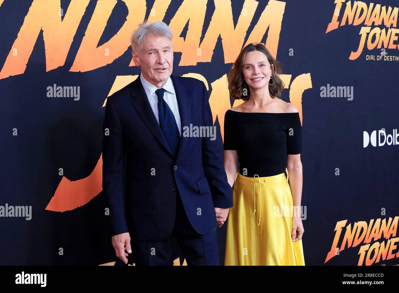 LOS ANGELES - 14 JUIN : Harrison Ford, Calista Flockhart à Indiana ...