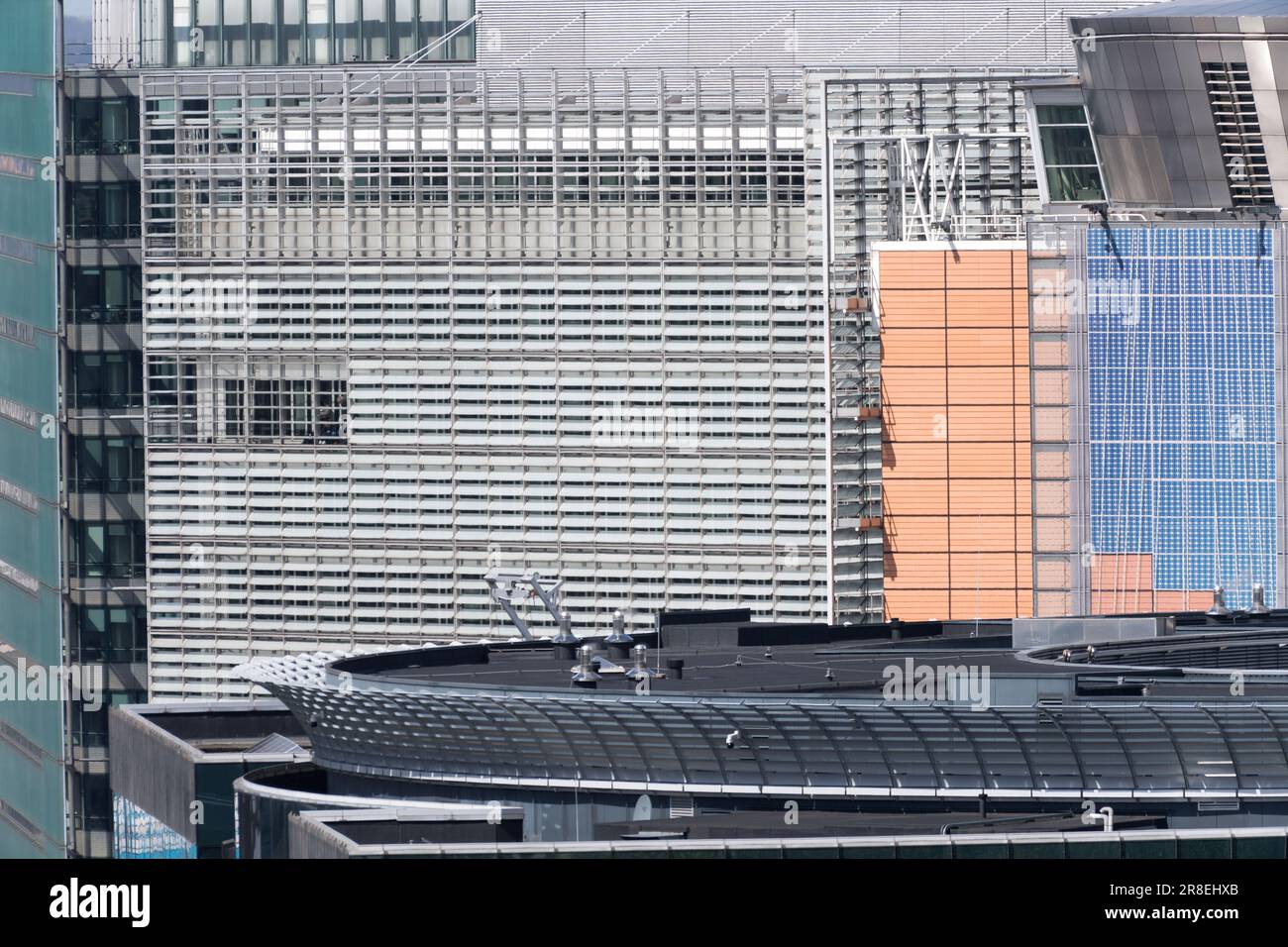 Bâtiment du Berlaymont, siège de la Commission européenne, sur la Rue ...