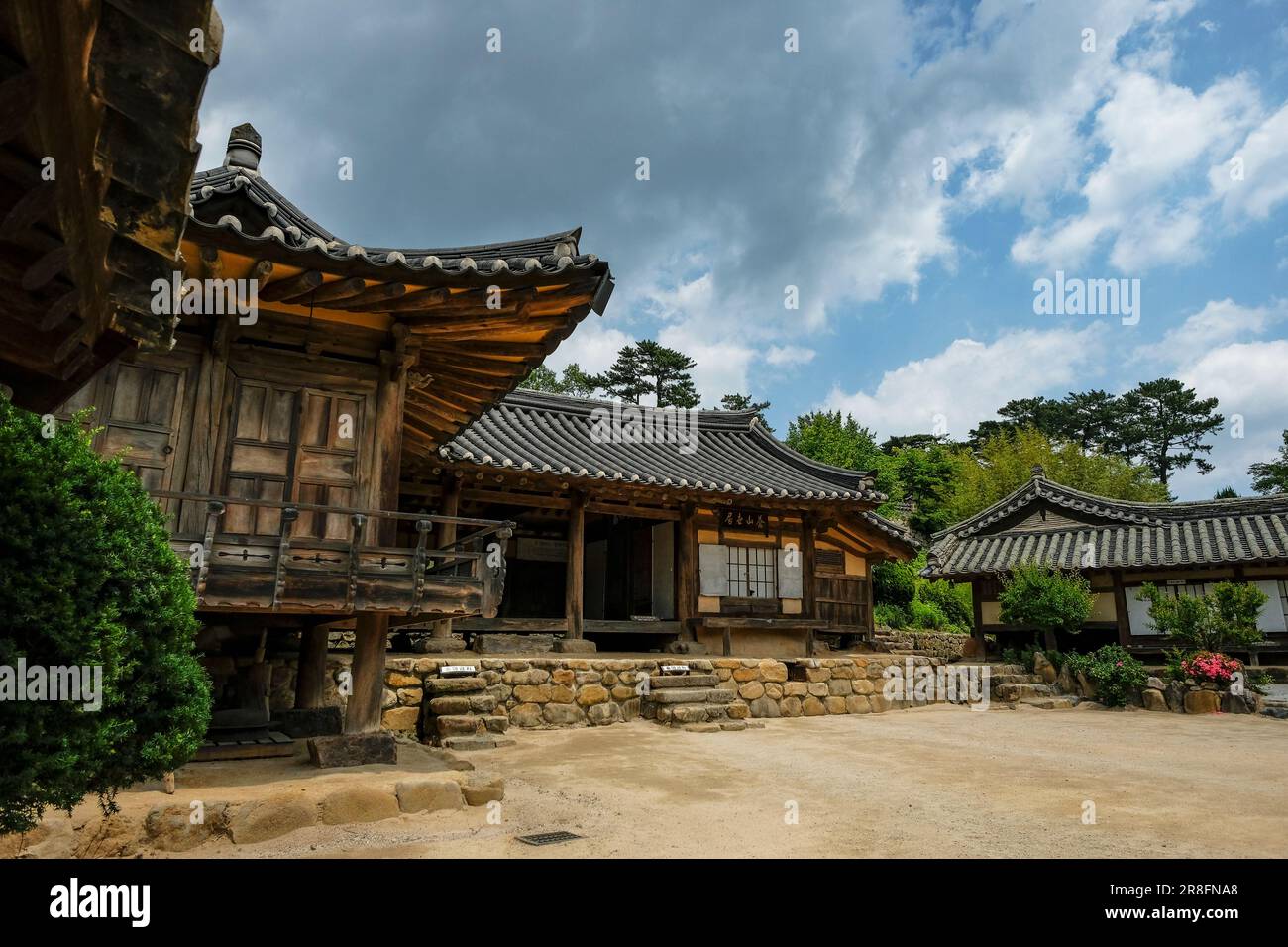 Gyeongju, Corée du Sud - 3 juin 2023: Vue sur le village folklorique de ...