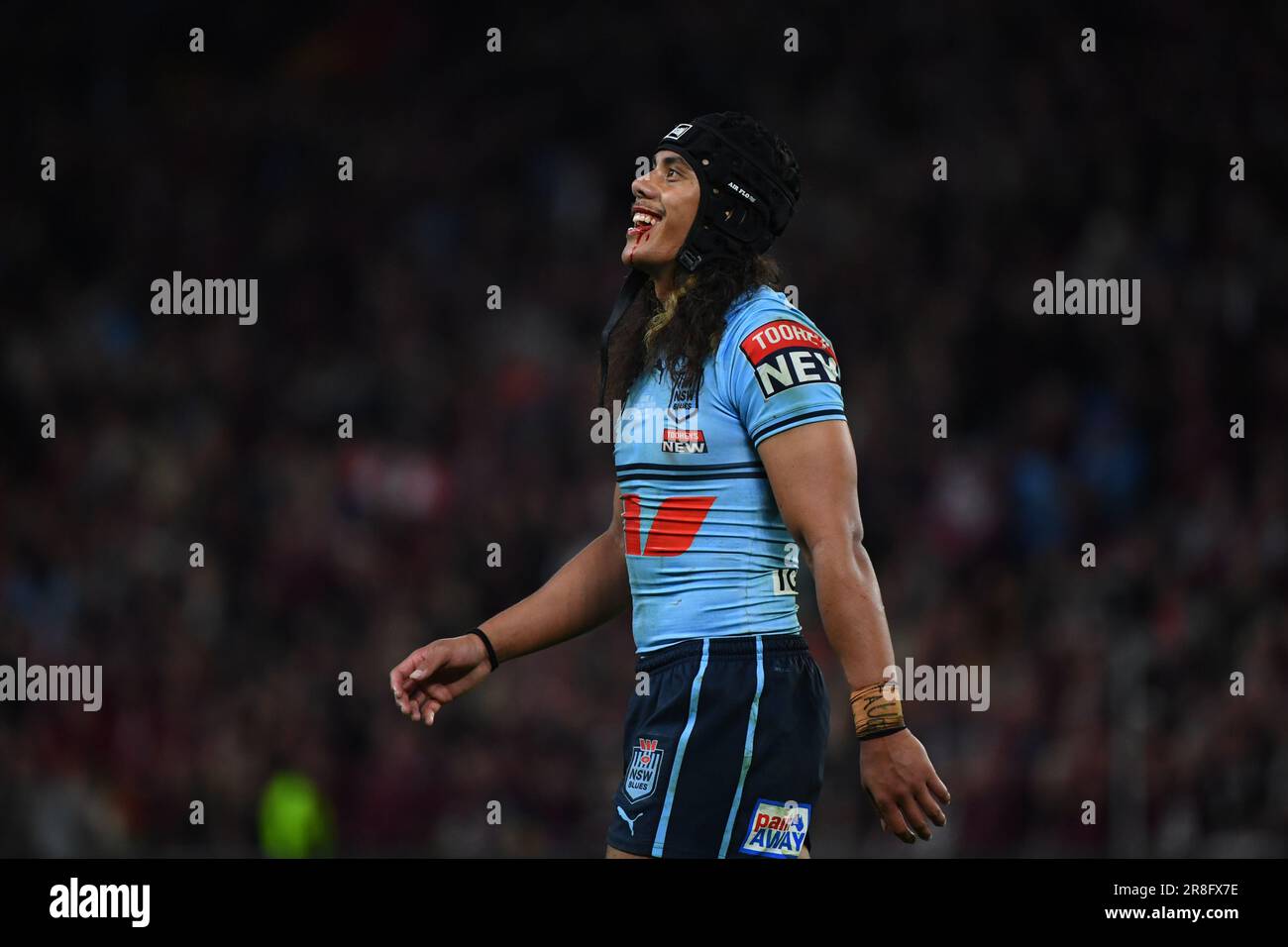 Brisbane, Australie. 21st juin 2023. Jarome Luai of the Blues ...
