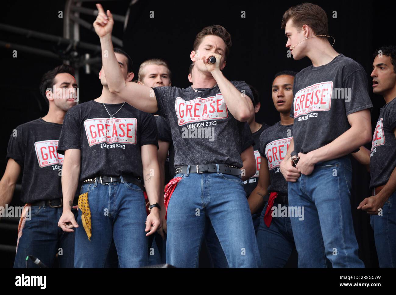 Londres, Royaume-Uni. Callum Henderson, Dan Partridge et Solomon Davy ...