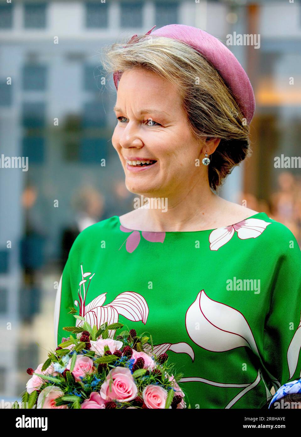 Waterloo, Belgique. 21st juin 2023. La reine Mathilde de Belgique ...