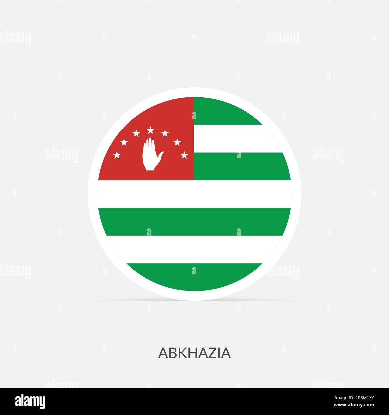 Drapeau abkhazie Banque d'images vectorielles - Alamy