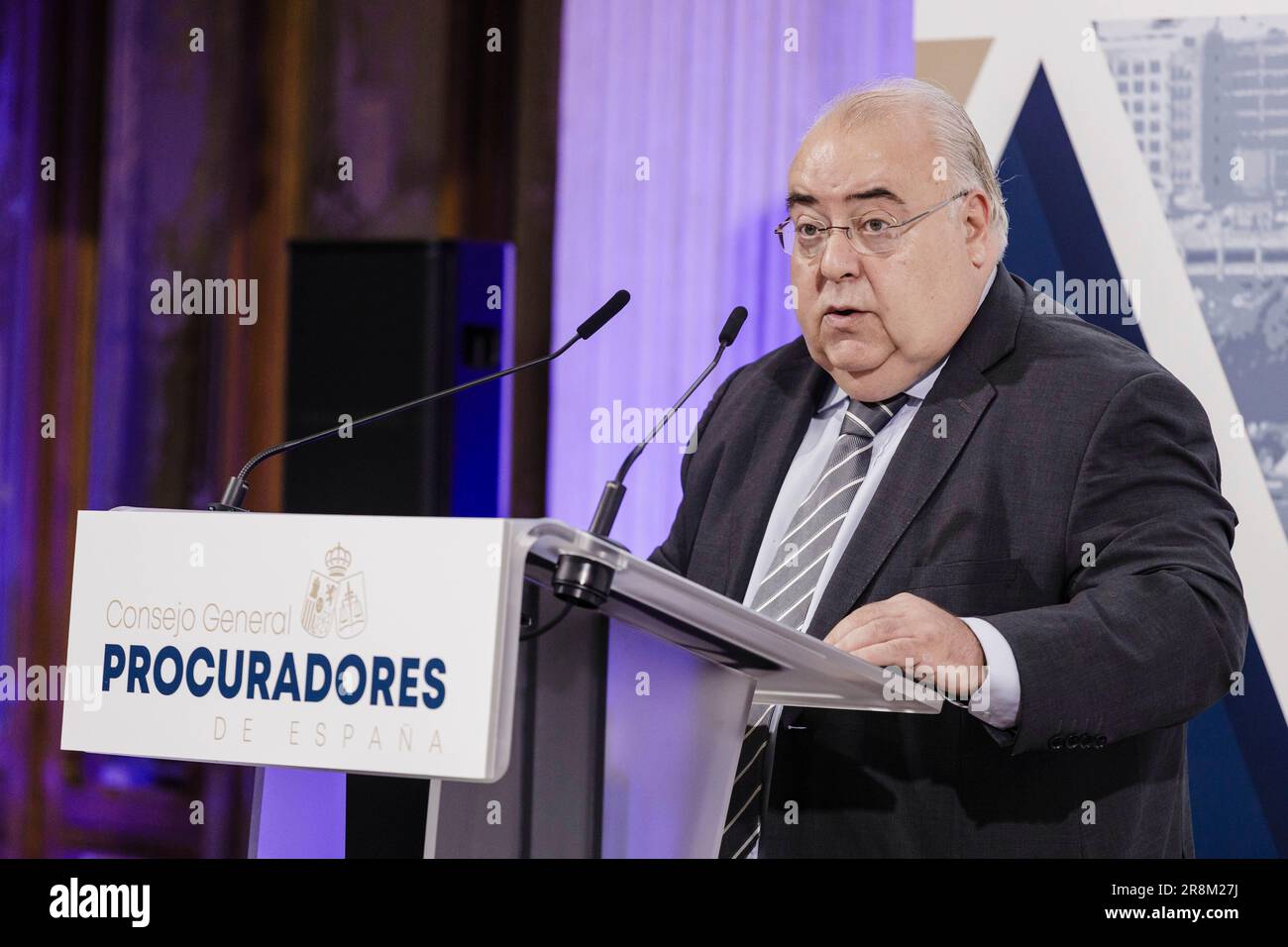 The Secretary of State for Justice, Antonio 'Tontxu' Rodríguez, speaks ...