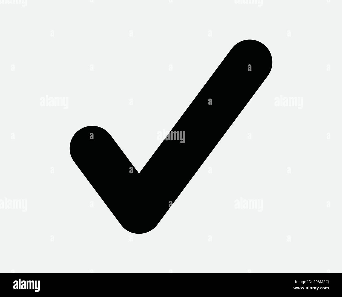 Checkmark tick Banque d'images vectorielles - Alamy