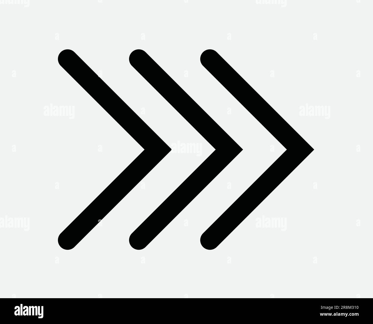 Triple icône flèche droite. Suivant Sauter la direction de navigation ...
