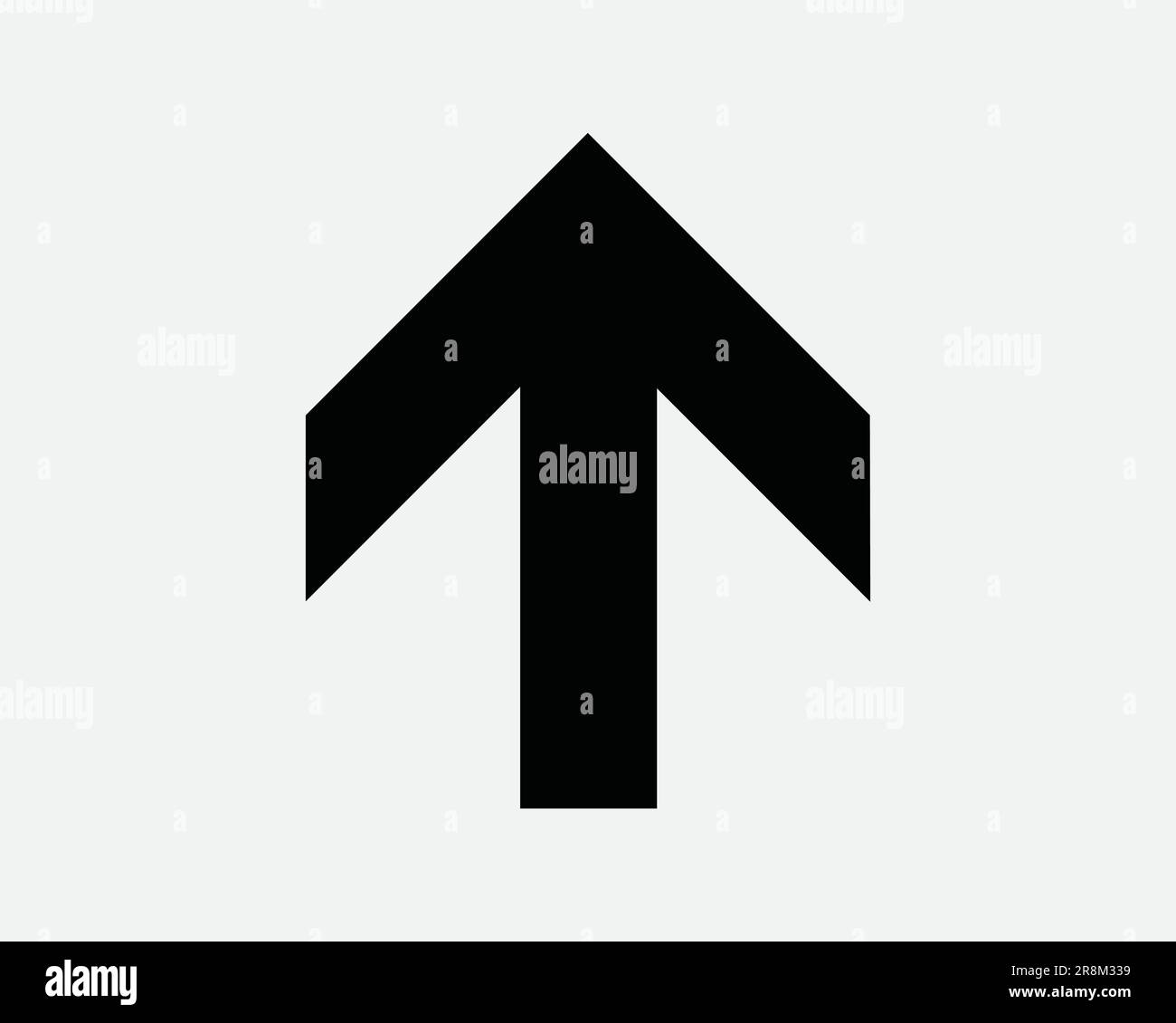 Icône flèche vers le haut. Télécharger vers le haut vers l'avant ...