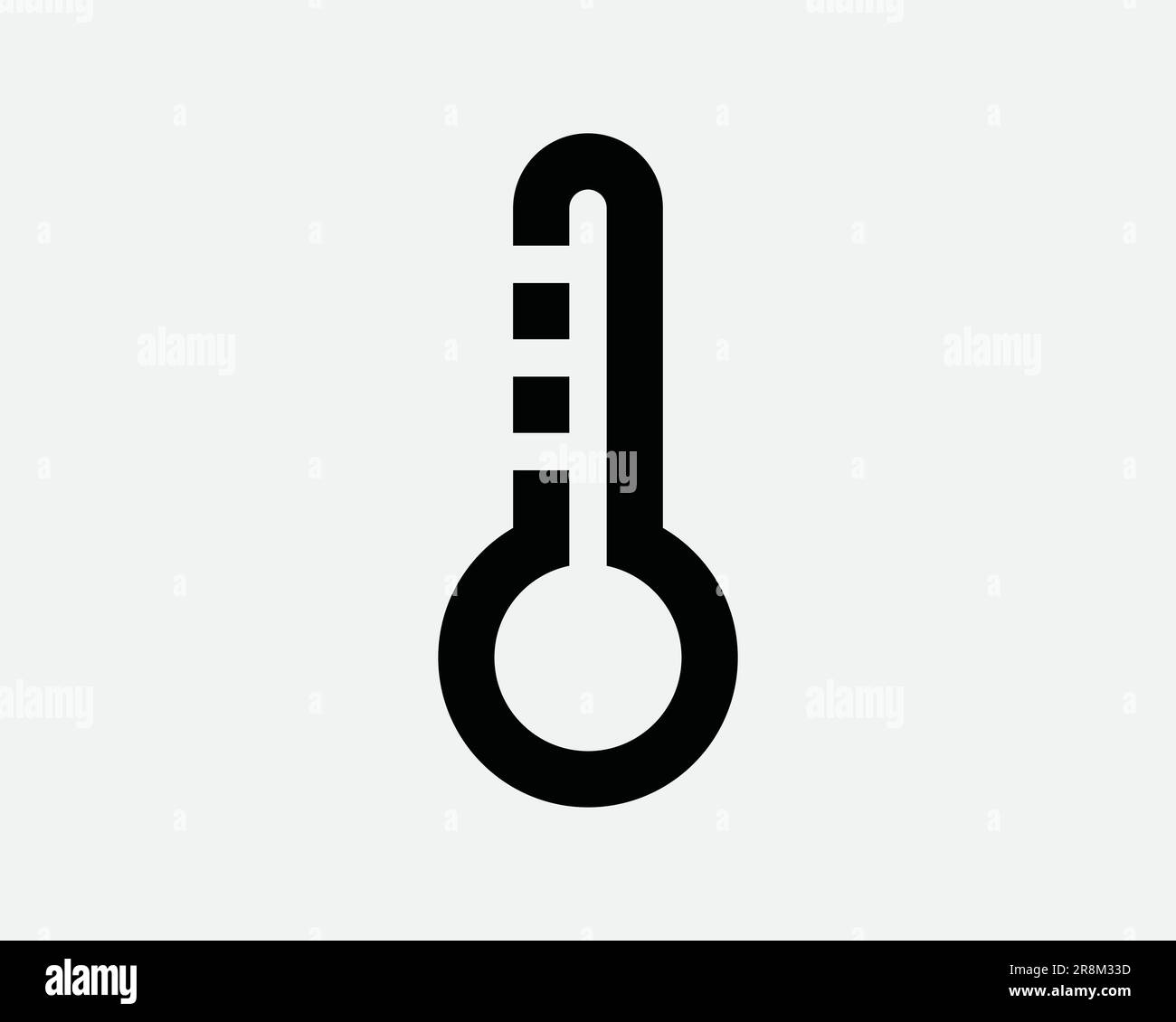 Thermomètre icône température chaud froid échelle de mesure de la ... Thermomètre icône température chaud froid échelle de mesure de la ...
