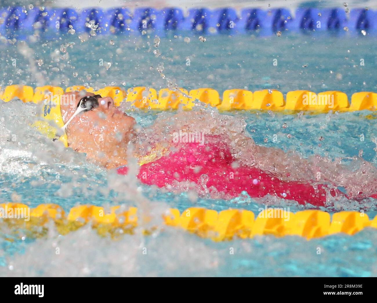 Pauline Mahieu, femmes chauffent 50 M contre-coup lors des Championnats ...