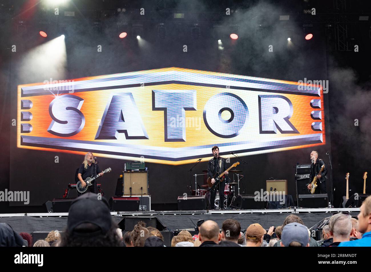Oslo, Norvège. 21st juin 2023. Le groupe suédois Sator donne un concert ...