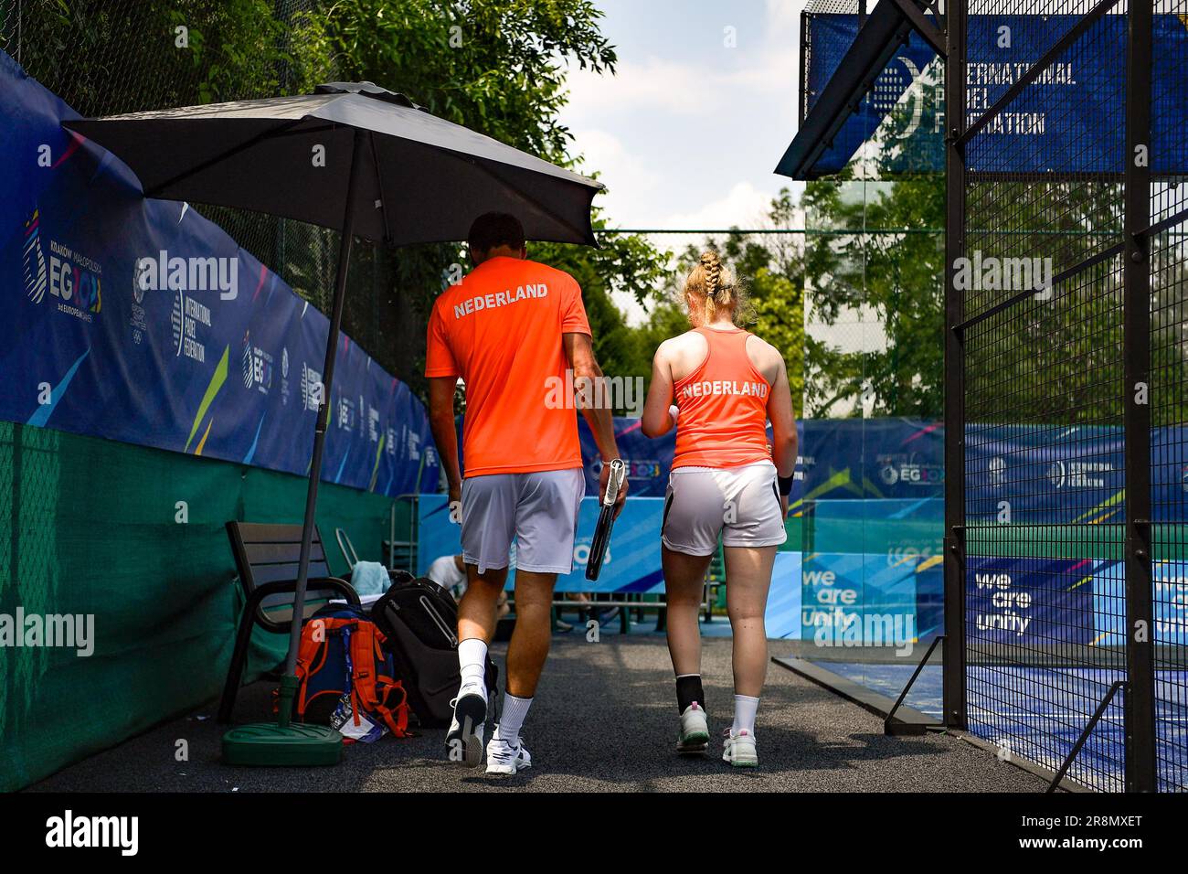 CRACOVIE, POLOGNE - JUIN 22 : Sten Richters des pays-Bas et Janine ...