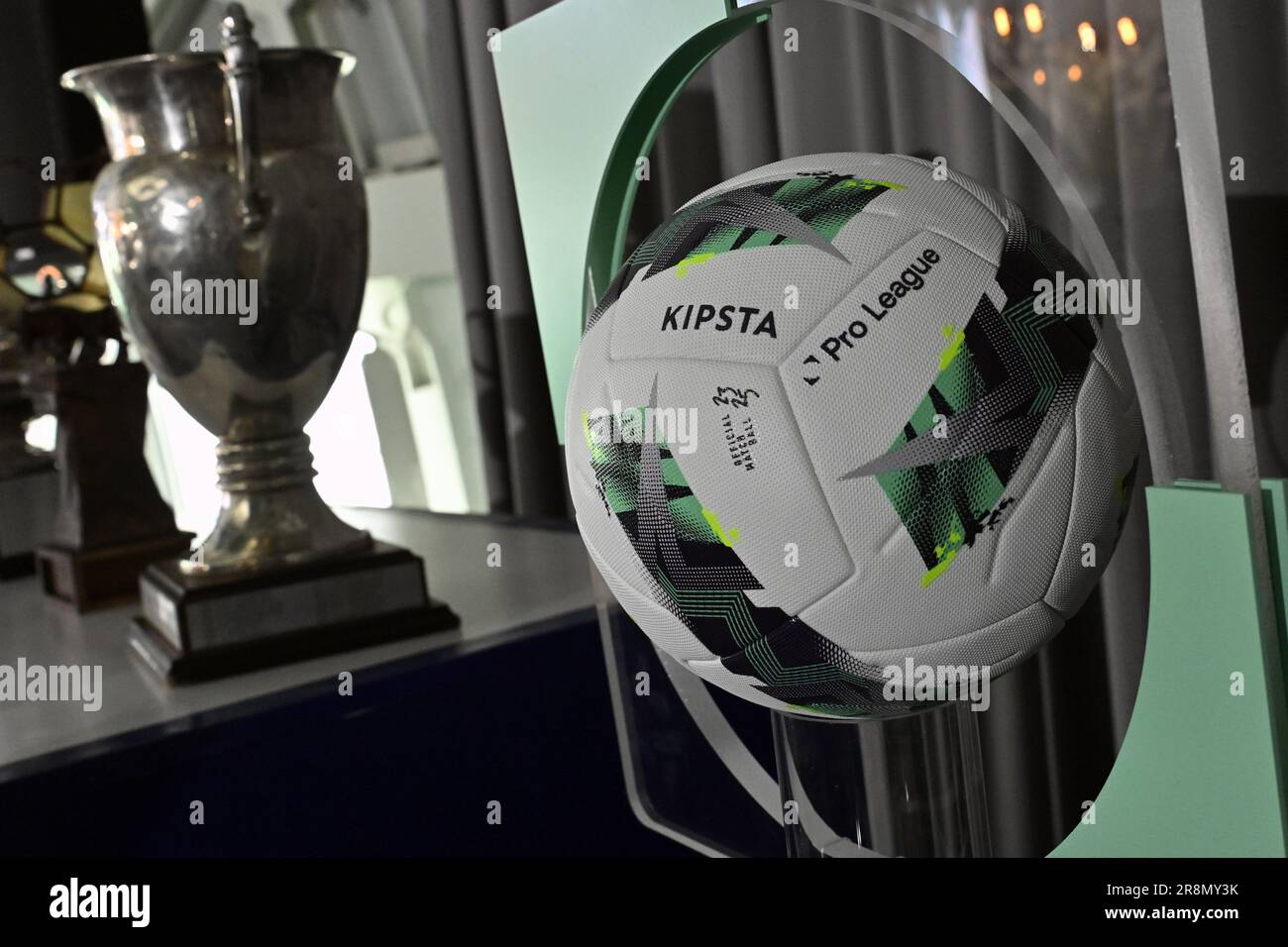 Bruxelles, Belgique. 22nd juin 2023. L'illustration montre le ballon ...