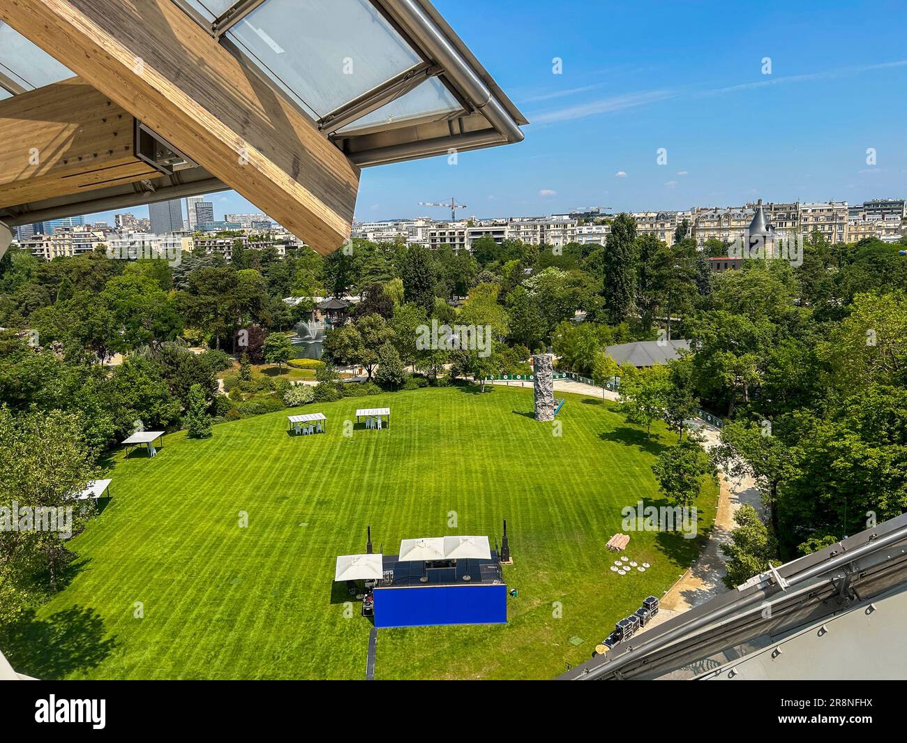 Paris, France, Grand angle, paysages urbains, Fondation Louis Vuitton ...