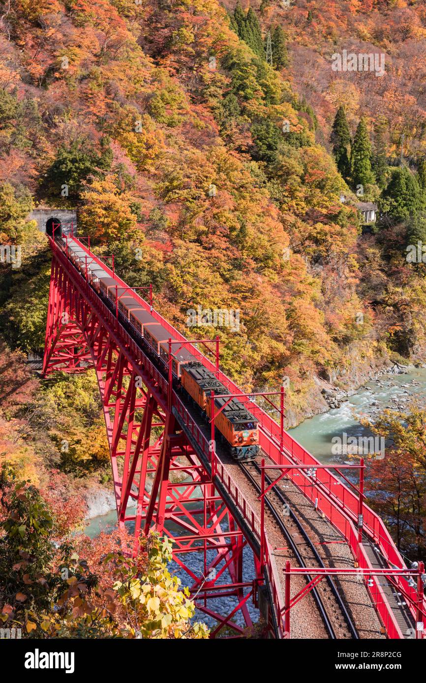 Kurobe gorge chemin de fer Banque de photographies et d’images à haute ...