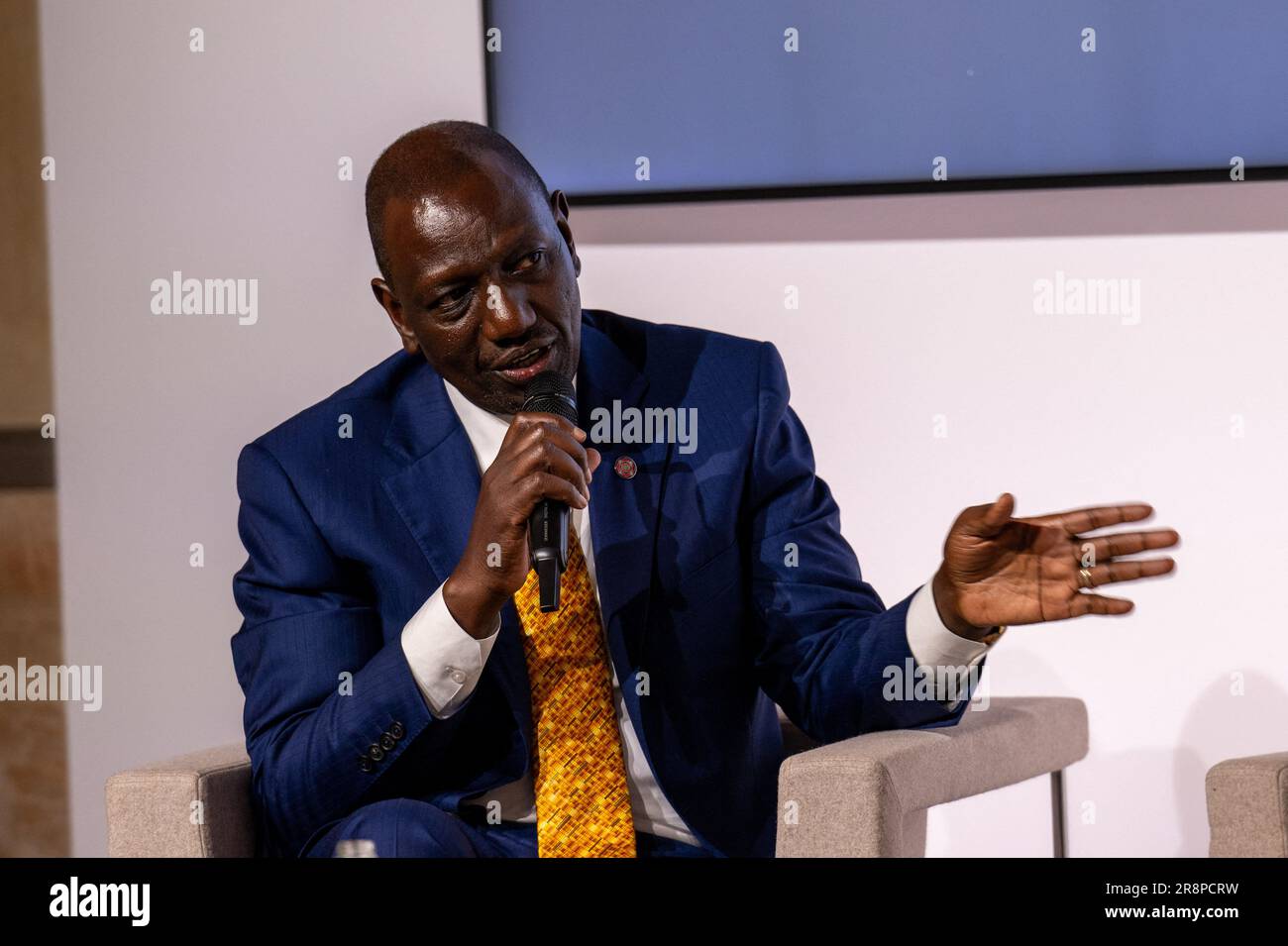 Paris, France. 22nd juin 2023. Le Président du Kenya William Ruto ...