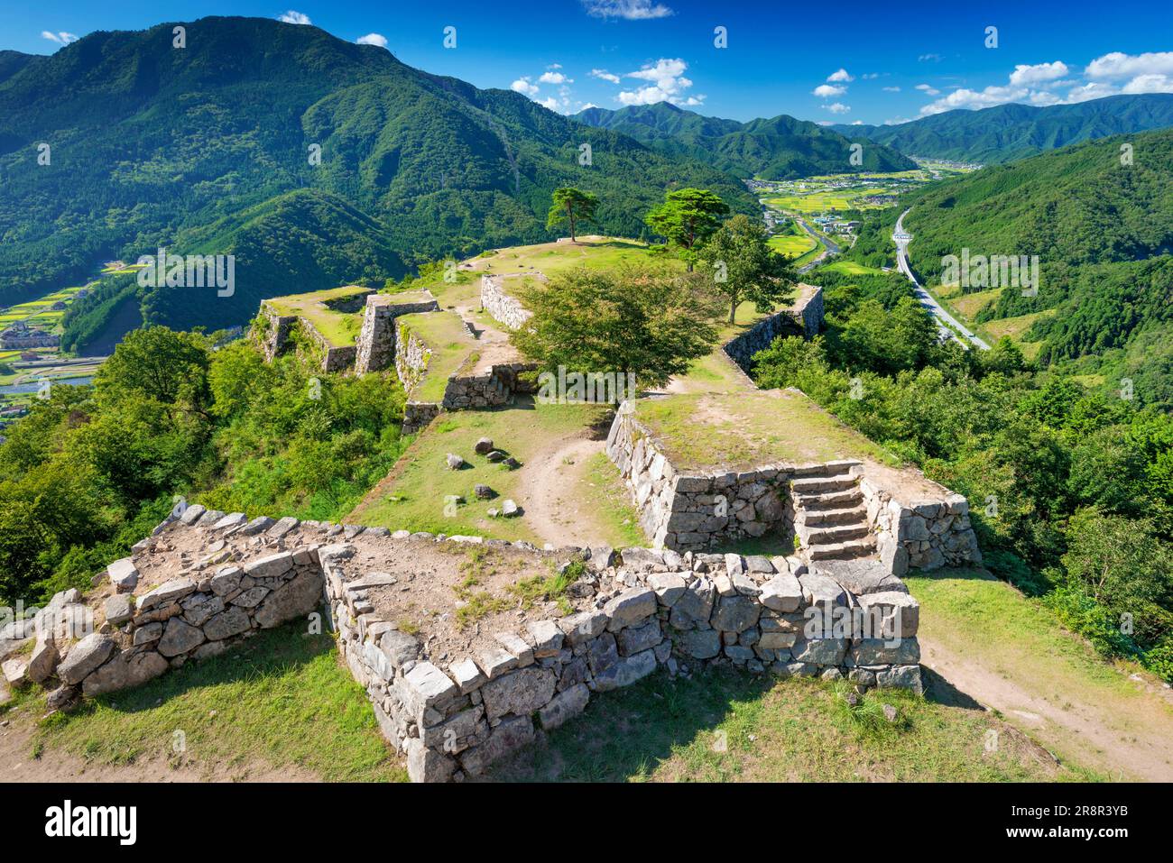Takeda castle ruins Banque de photographies et d’images à haute ...