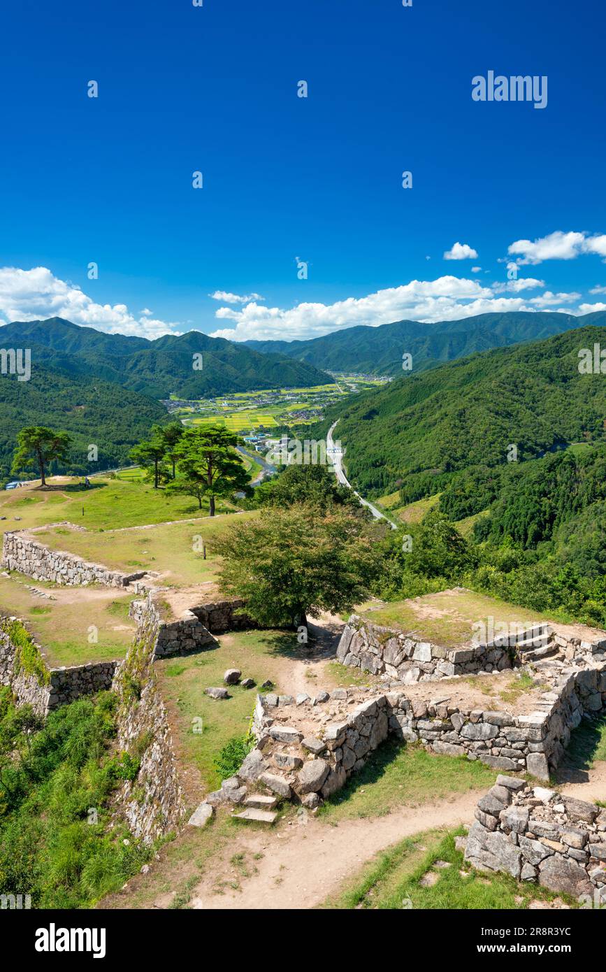 Takeda castle ruins Banque de photographies et d’images à haute ...