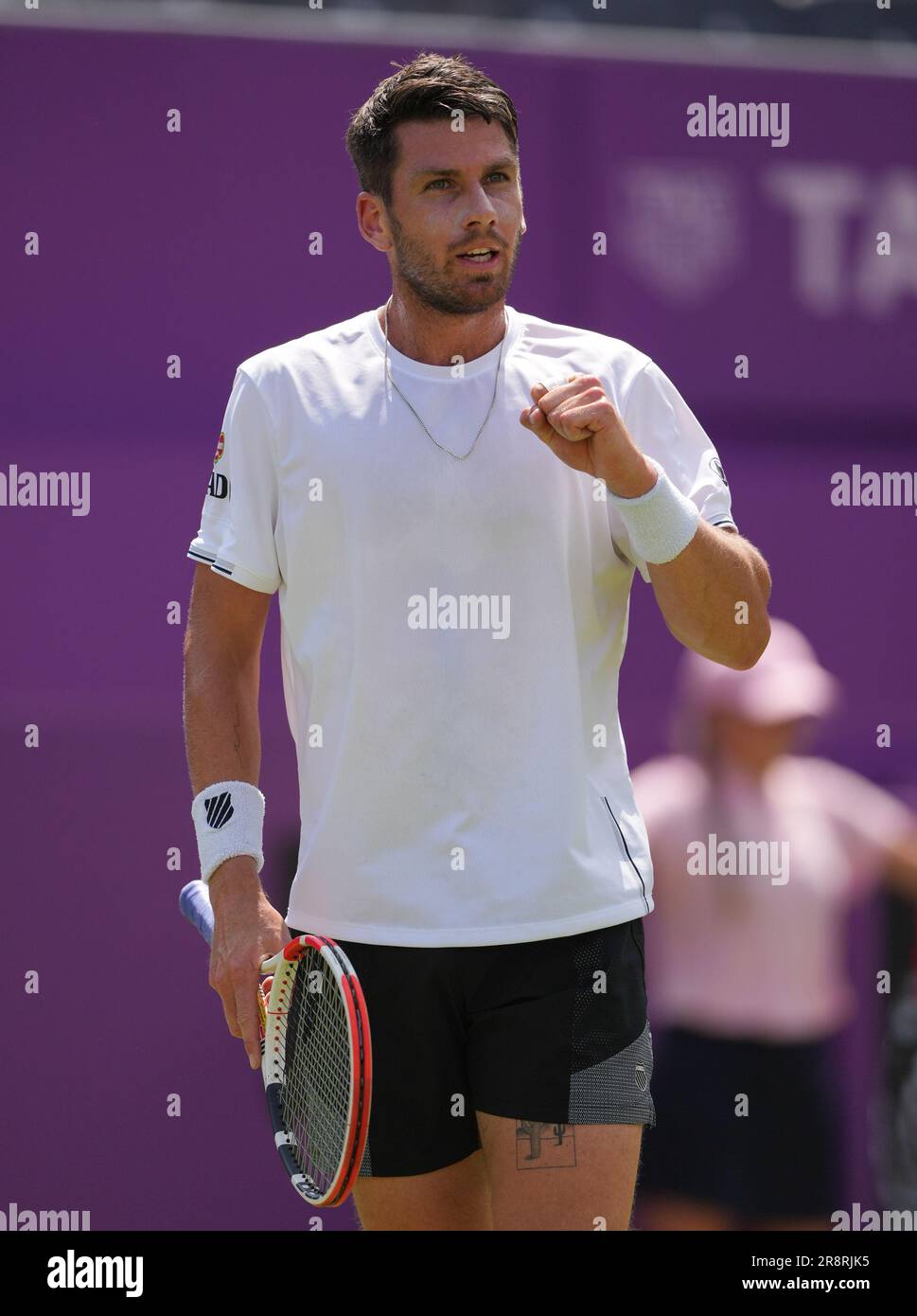 Cameron Norrie (GBR) dans son match contre Miomir Kecmanovic (SRB ...