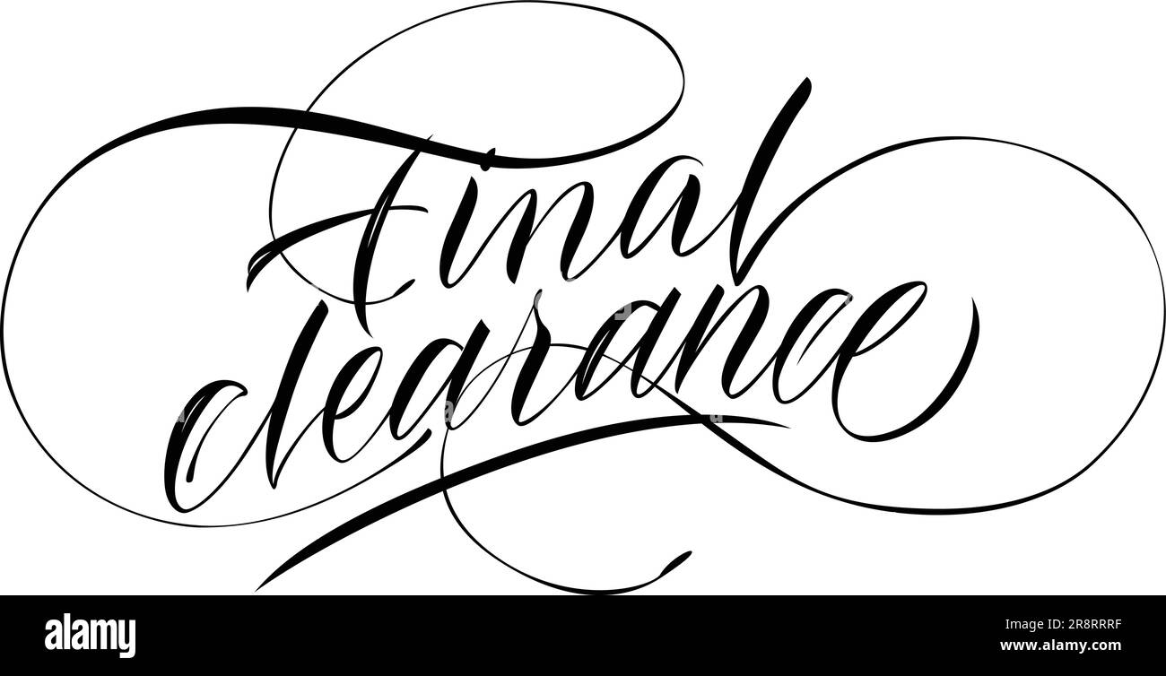 Dessin final Banque d'images noir et blanc - Alamy