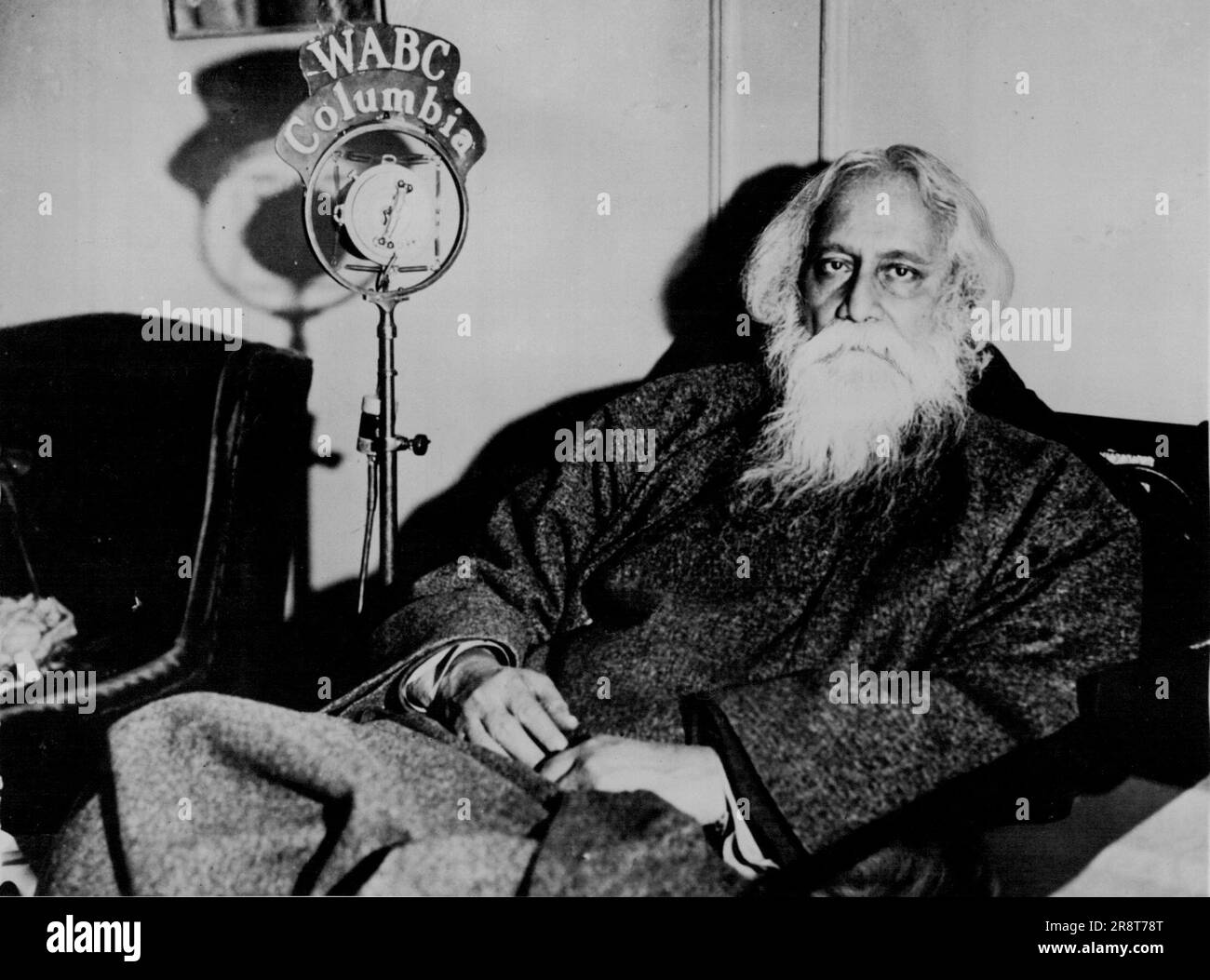 Dr monsieur rabindranath tagore Banque d'images noir et blanc - Alamy